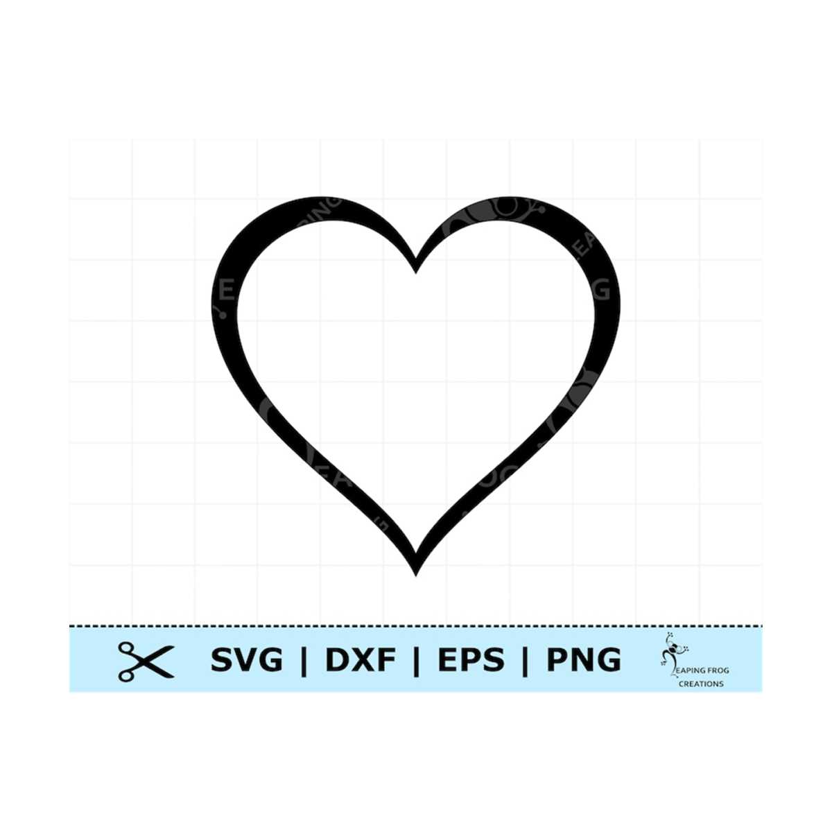 Heart SVG. Valentine's Heart. Cricut cut file, Silhouette fi | Inspire ...