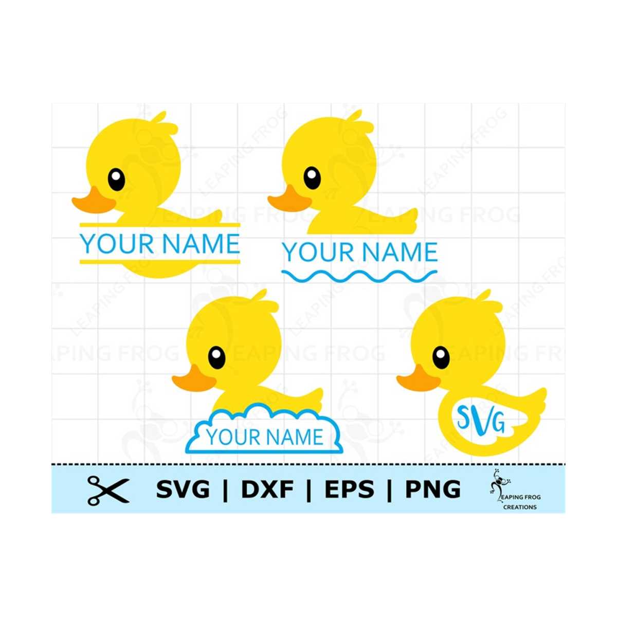 Duck Monogram SVG. PNG. 4 versions! Cricut cut files, layere - Inspire ...