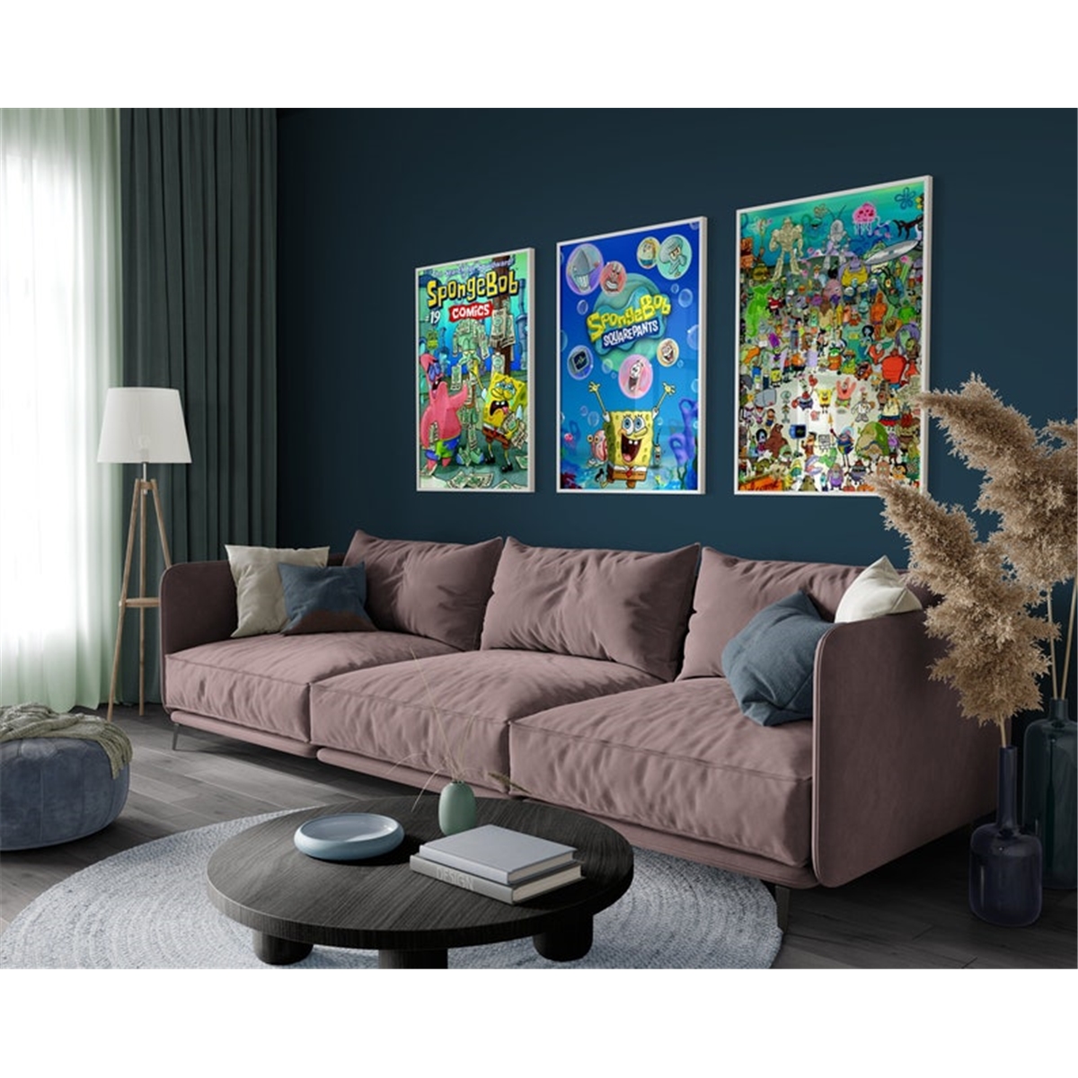 SpongeBob SquarePants Set of 3 Posters, Movie Cover, SpongeB | Inspire ...