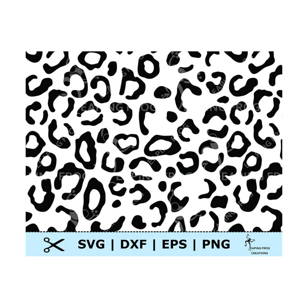 Leopard Print SVG. PNG. SEAMLESS! Cricut cut files. Silhouet - Inspire ...