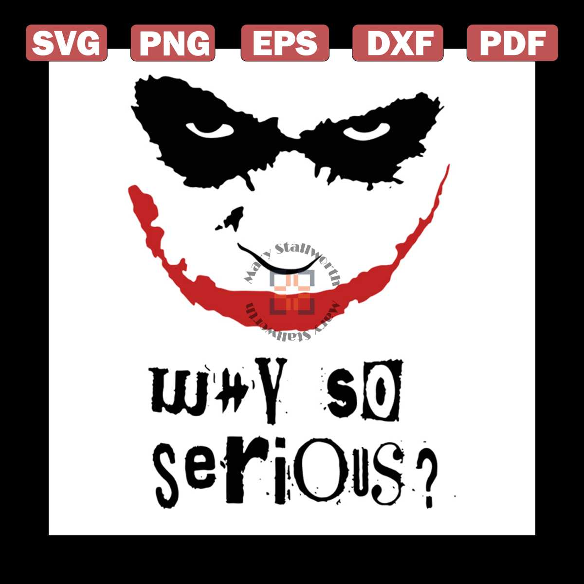 Why So Serious Joker Question TV Show Svg | Inspire Uplift