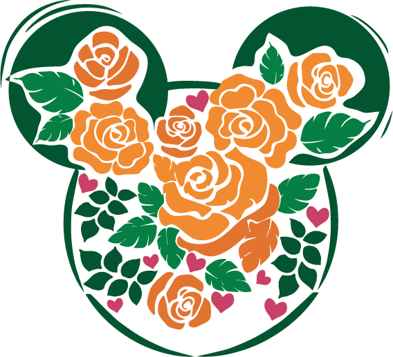 Mickey Mouse Flower Svg, Disney Mickey Mouse, Disneyland Cas - Inspire ...