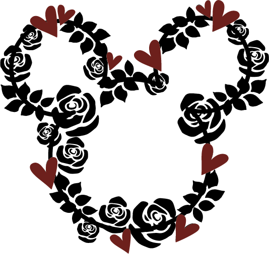 Mickey Mouse Flower Svg, Disney Mickey Mouse, Disneyland Cas | Inspire ...