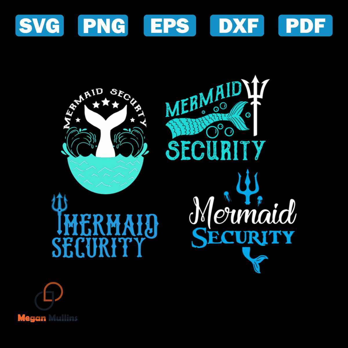 Mermaid Security Svg Bundle, Disney Svg, Mermaid Svg, Disney | Inspire ...