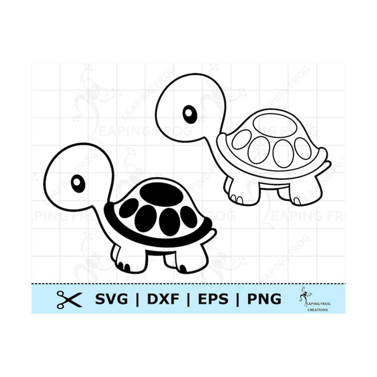 Cute Turtle SVG PNG DXF png. Cricut Cut files, Silhouette. T | Inspire ...