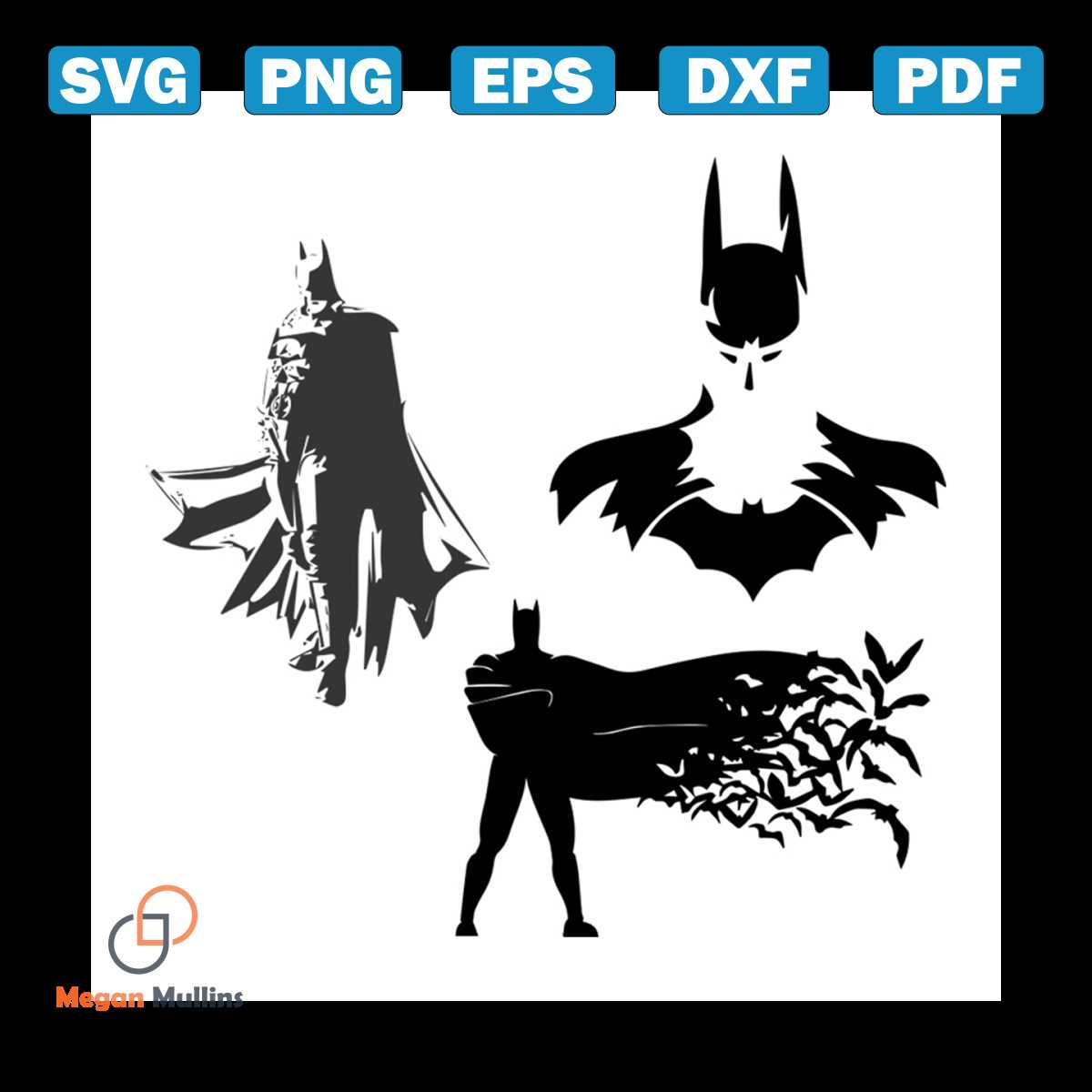 3 Designs Batman Superhero Save The World Svg | Inspire Uplift
