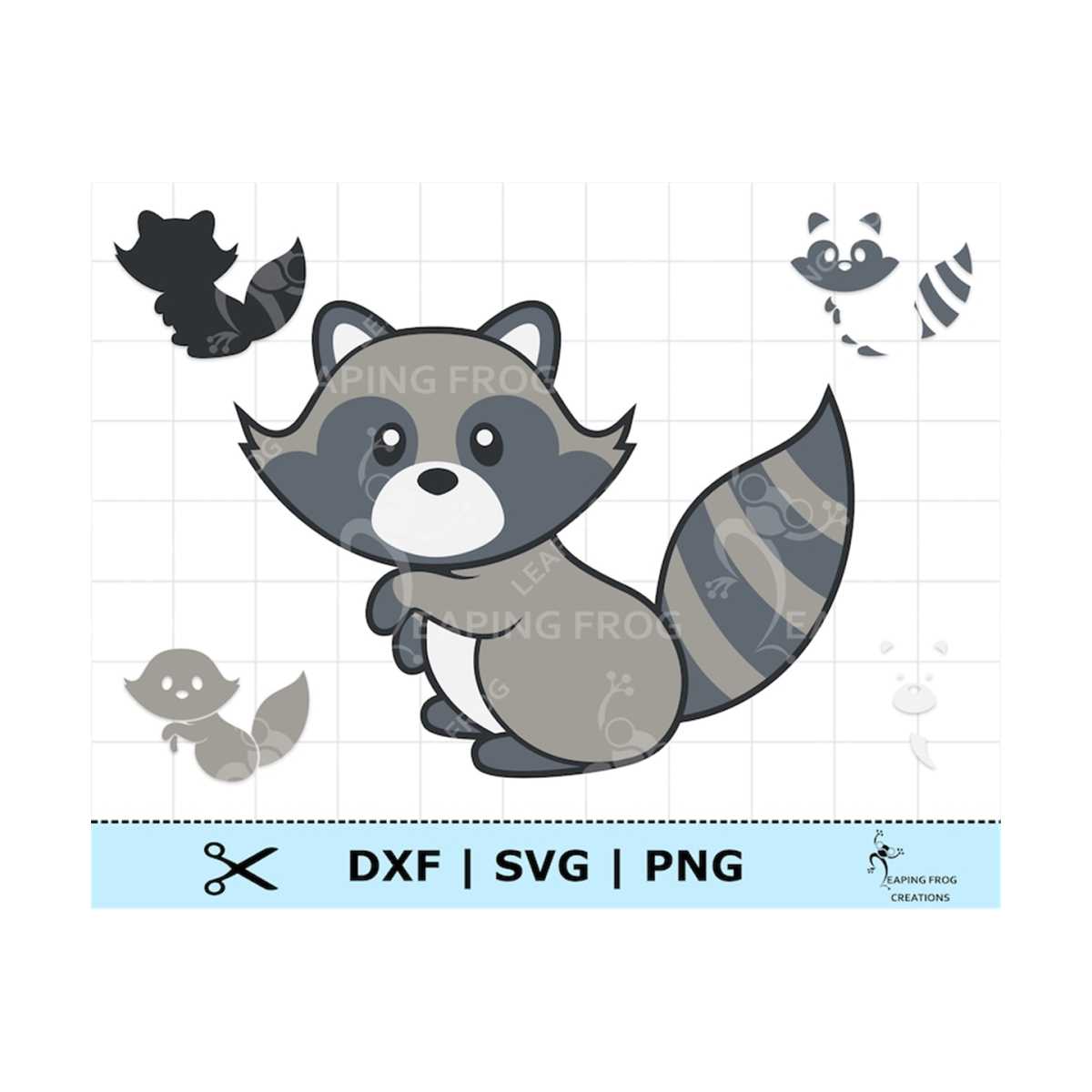 Cute Raccoon SVG. PNG DXF. Cricut cut files, Silhouette. Lay - Inspire ...
