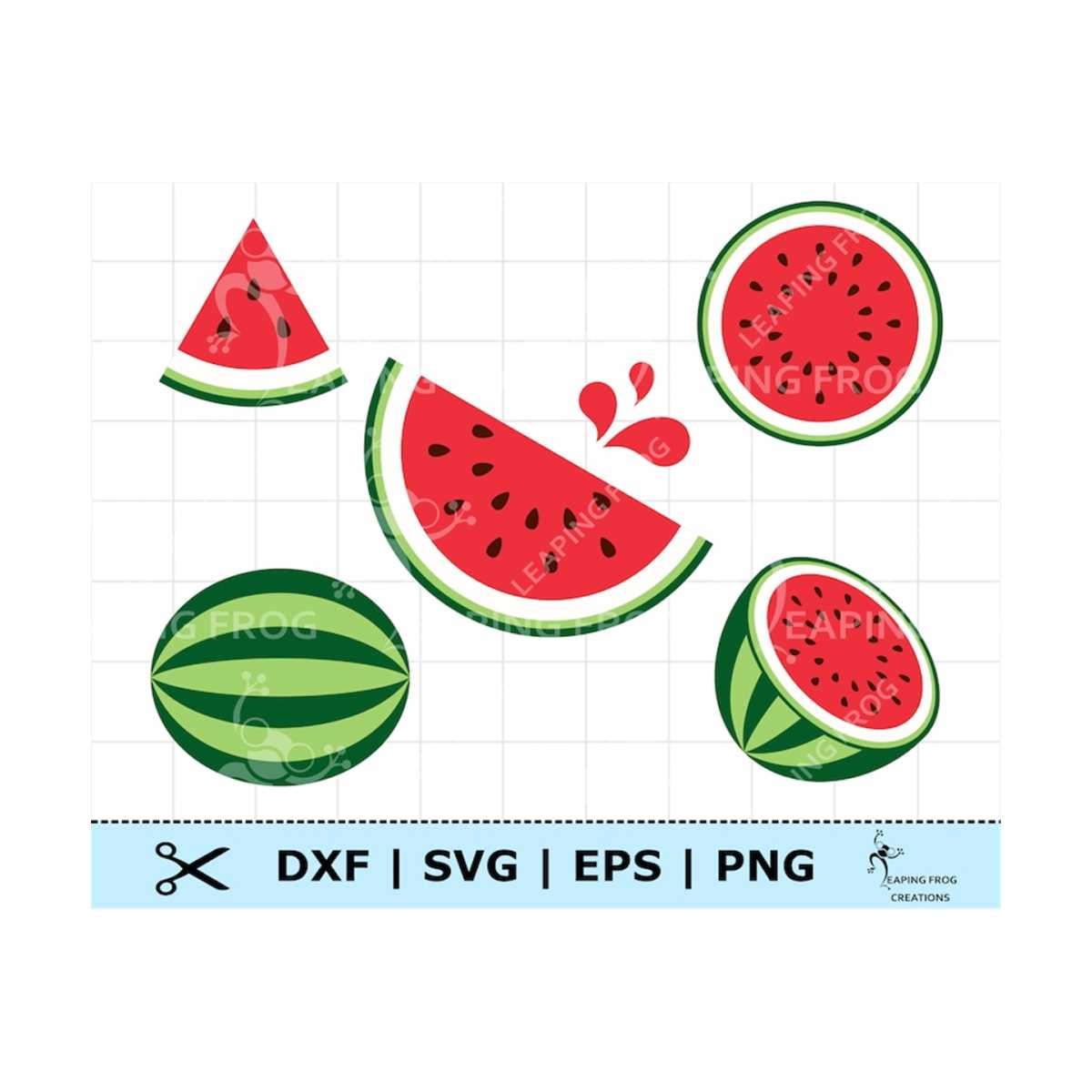 Watermelon Svg Watermelon Dxf Watermelon Clipart Eps Png Inspire