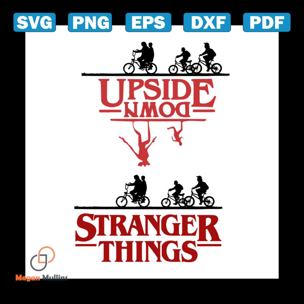 Upside Down Stranger Things Monster Fictional Character Svg | Inspire ...