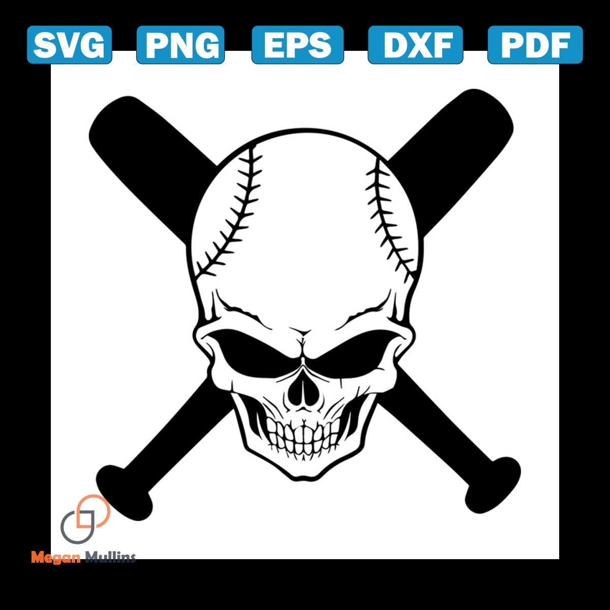 Baseball Skull Svg, Sport Svg, Baseball Svg, Baseball Bat Sv | Inspire ...
