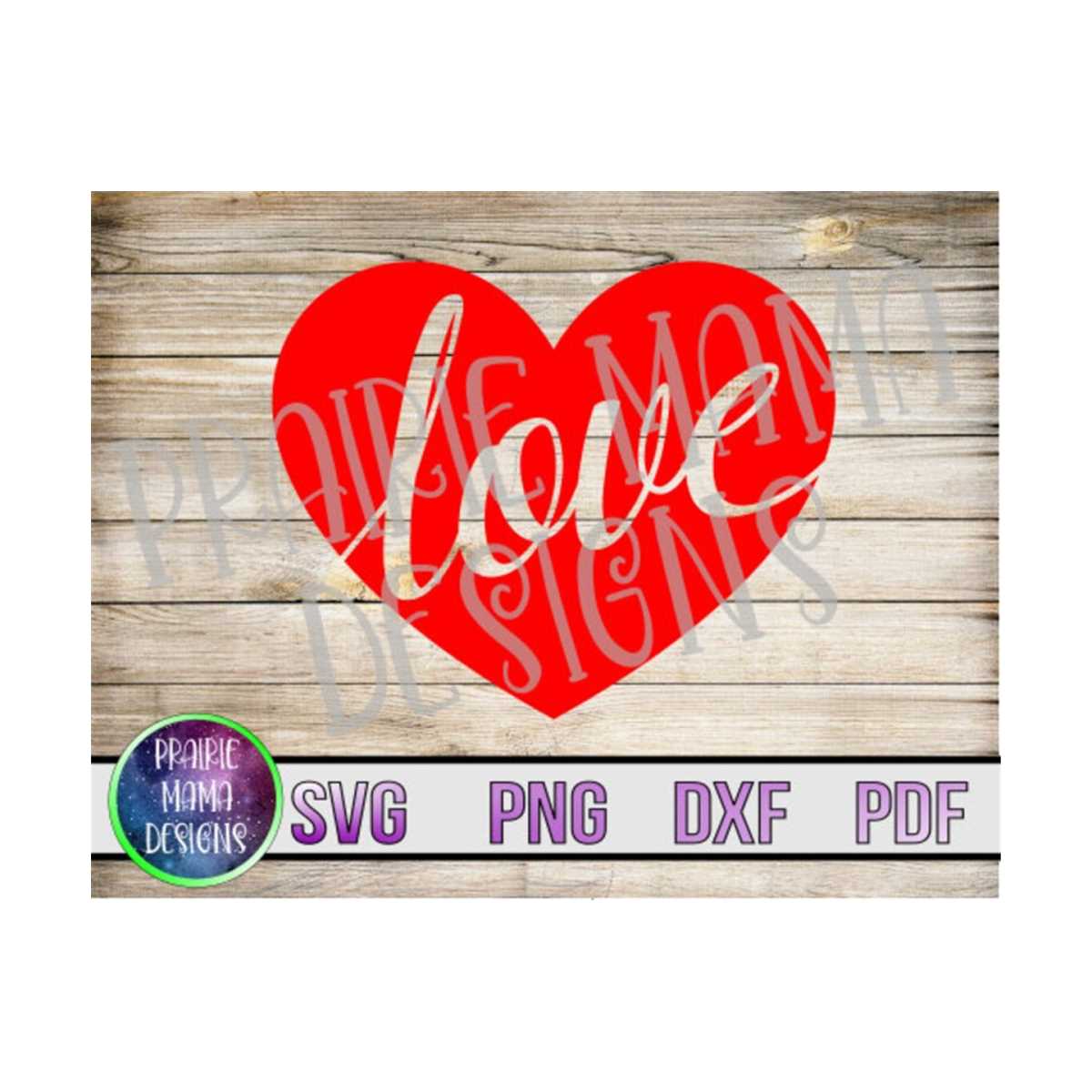 Love in heart SVG PNG PDF dxf printable cut file digital dow - Inspire ...