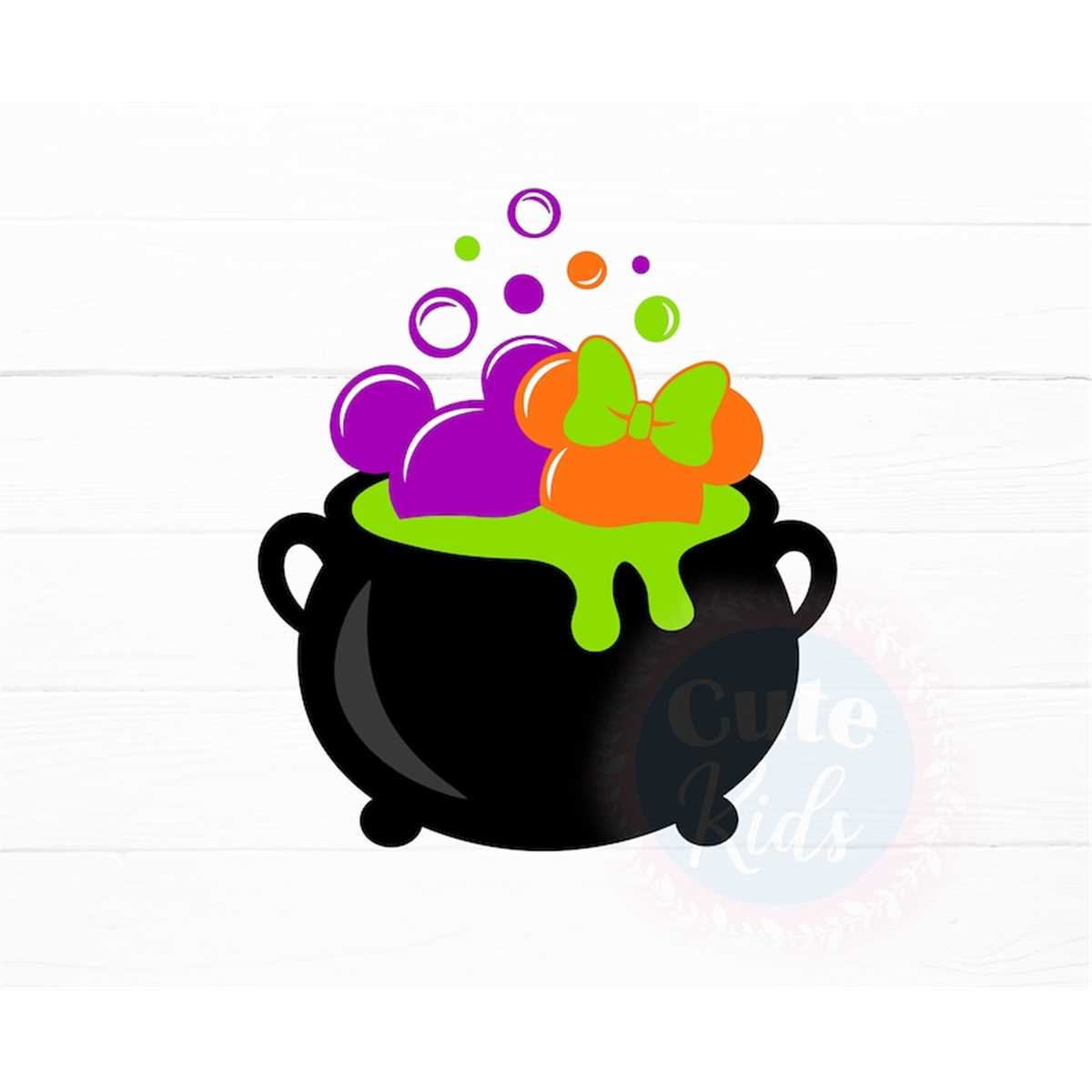 Halloween cauldron SVG – Mouse Ears Hocus Pocus Decor svg cu | Inspire ...