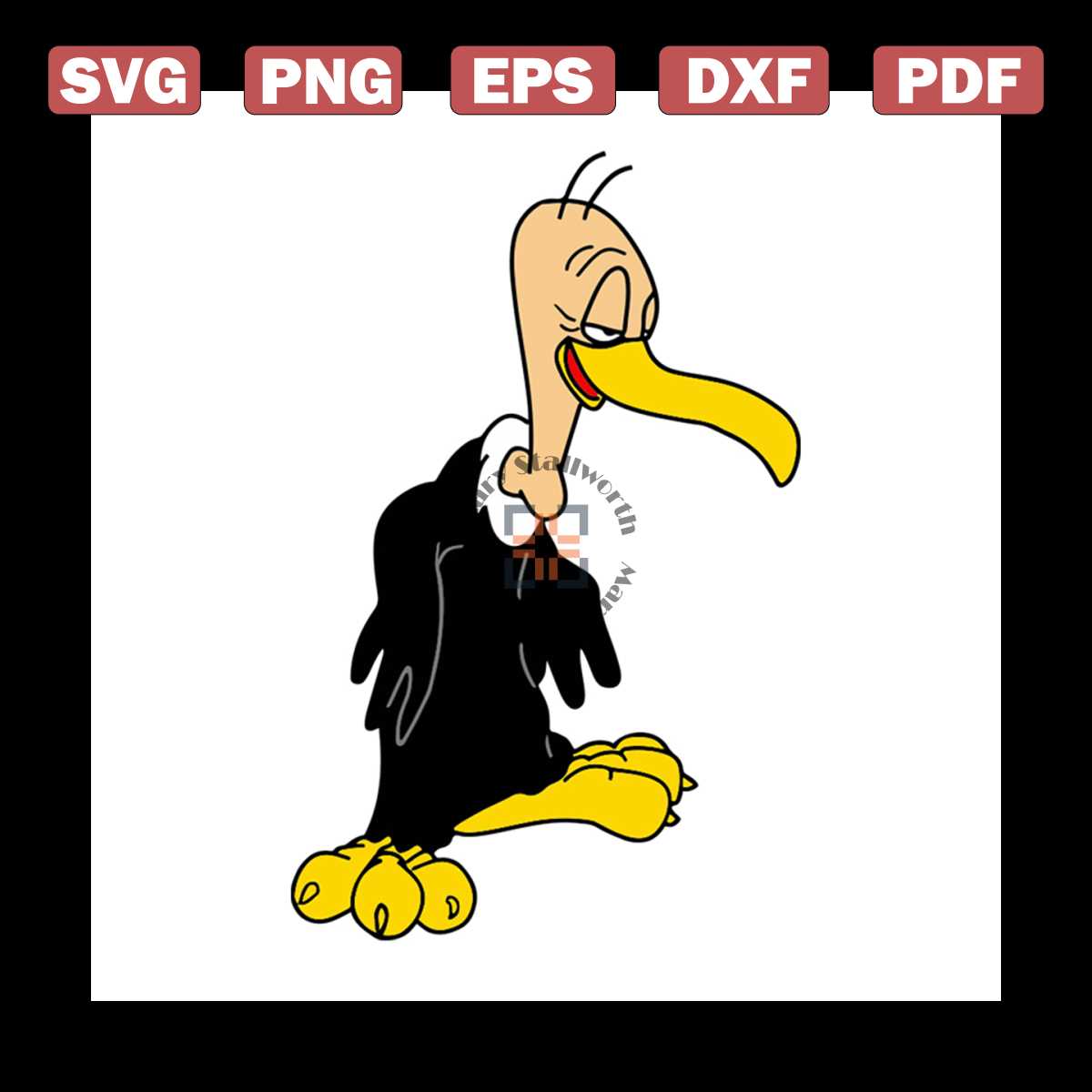 Beaky Buzzard Funny Animal Funny Animal Face Svg | Inspire Uplift
