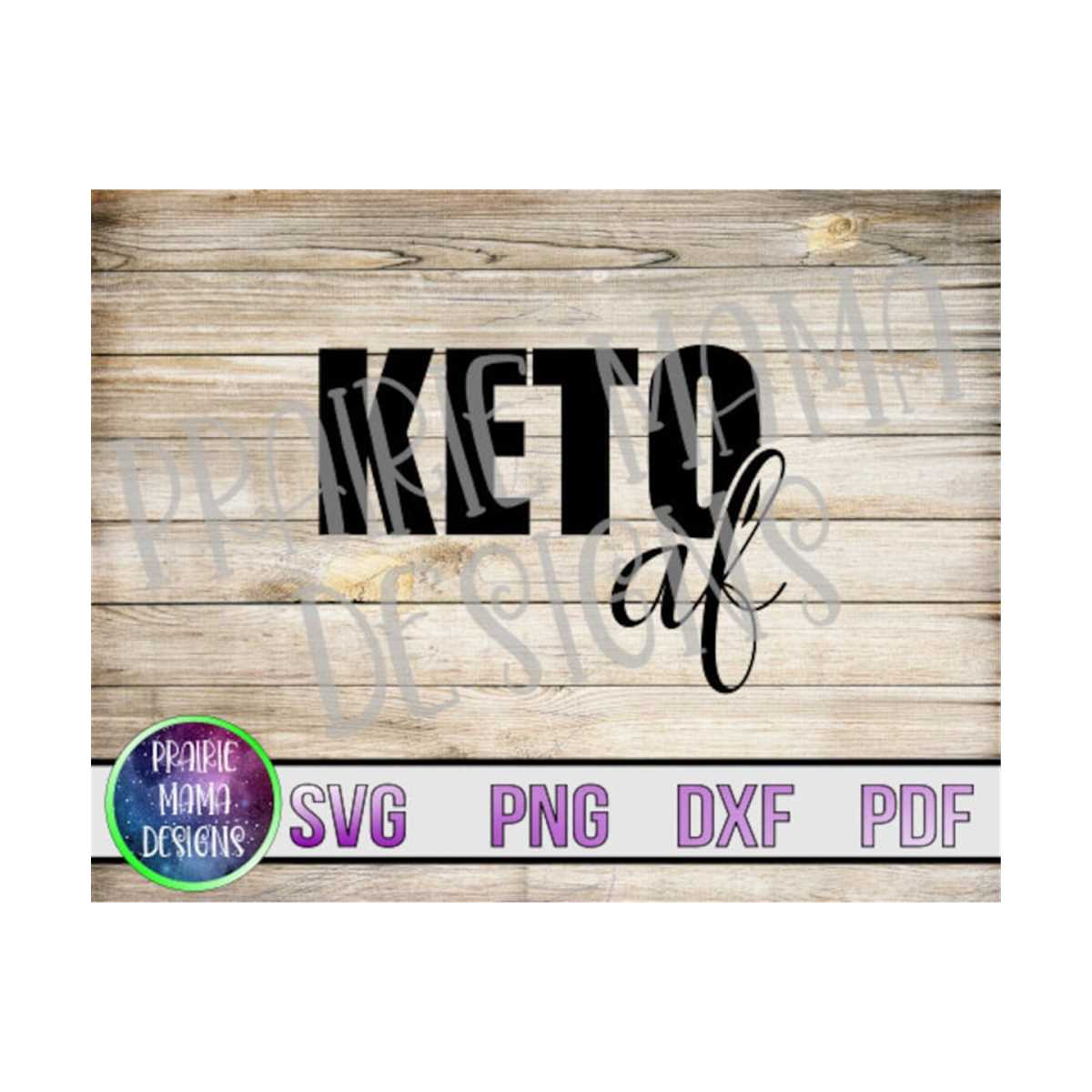 Keto af SVG PNG DXF pdf cut file digital download healthy ke | Inspire ...