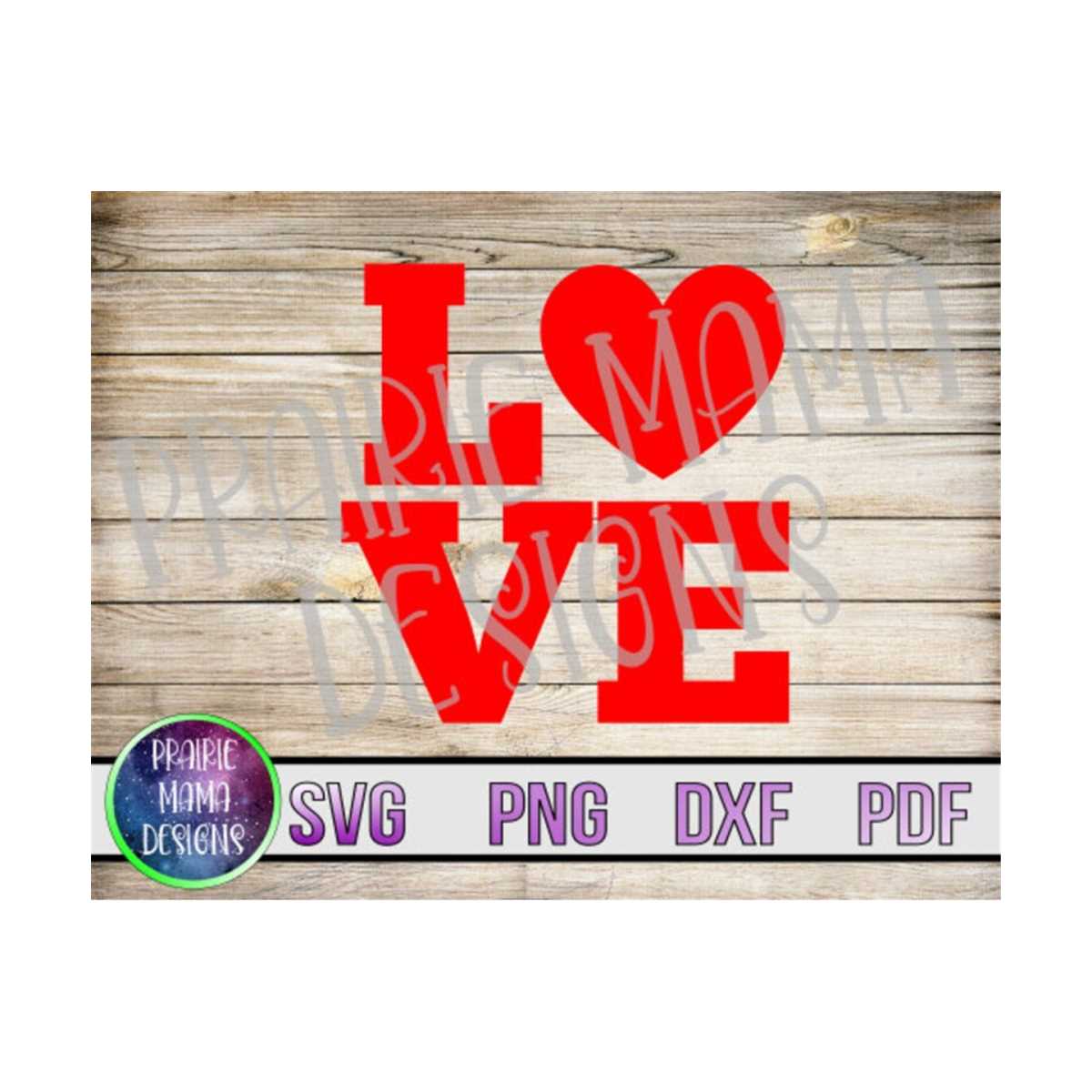 Love with heart SVG PNG DXF pdf cut file digital download va - Inspire ...