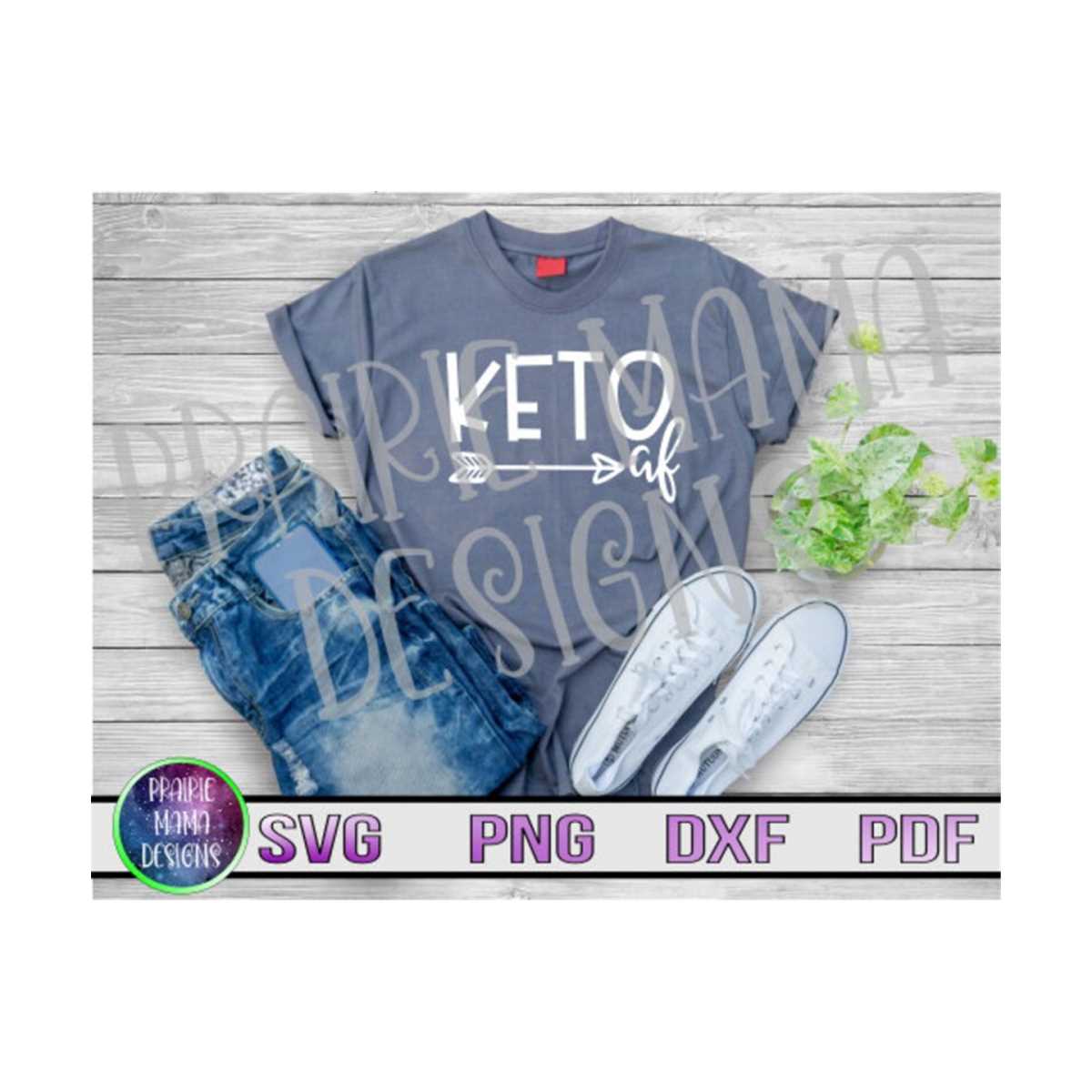 Keto af SVG PNG DXF pdf cut file digital download healthy ke - Inspire ...