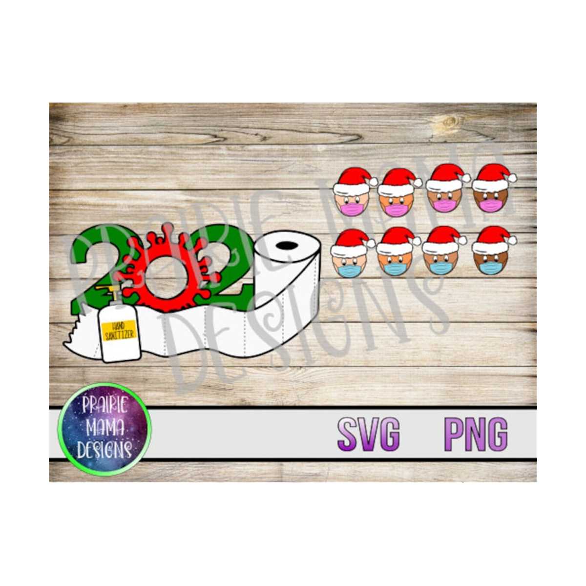 2020 Toilet Paper customizable family ornament design SVG PN - Inspire ...