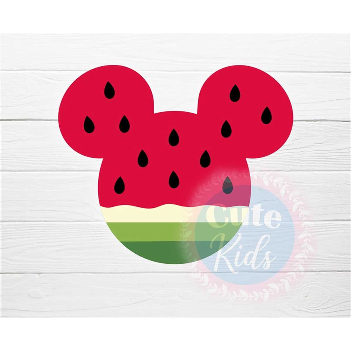 Mouse Head Watermelon SVG for t-shirts - Fruits svg cut file | Inspire ...