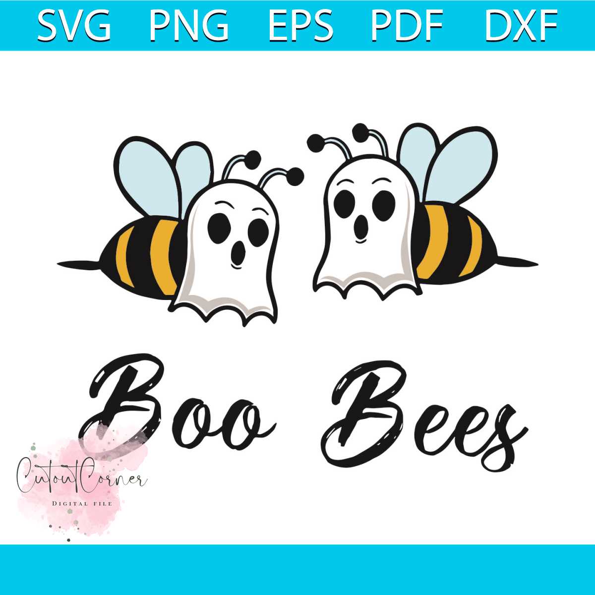 Boo Bees svg, Boo svg, Boo boo svg, bee svg, Halloween bee s | Inspire ...