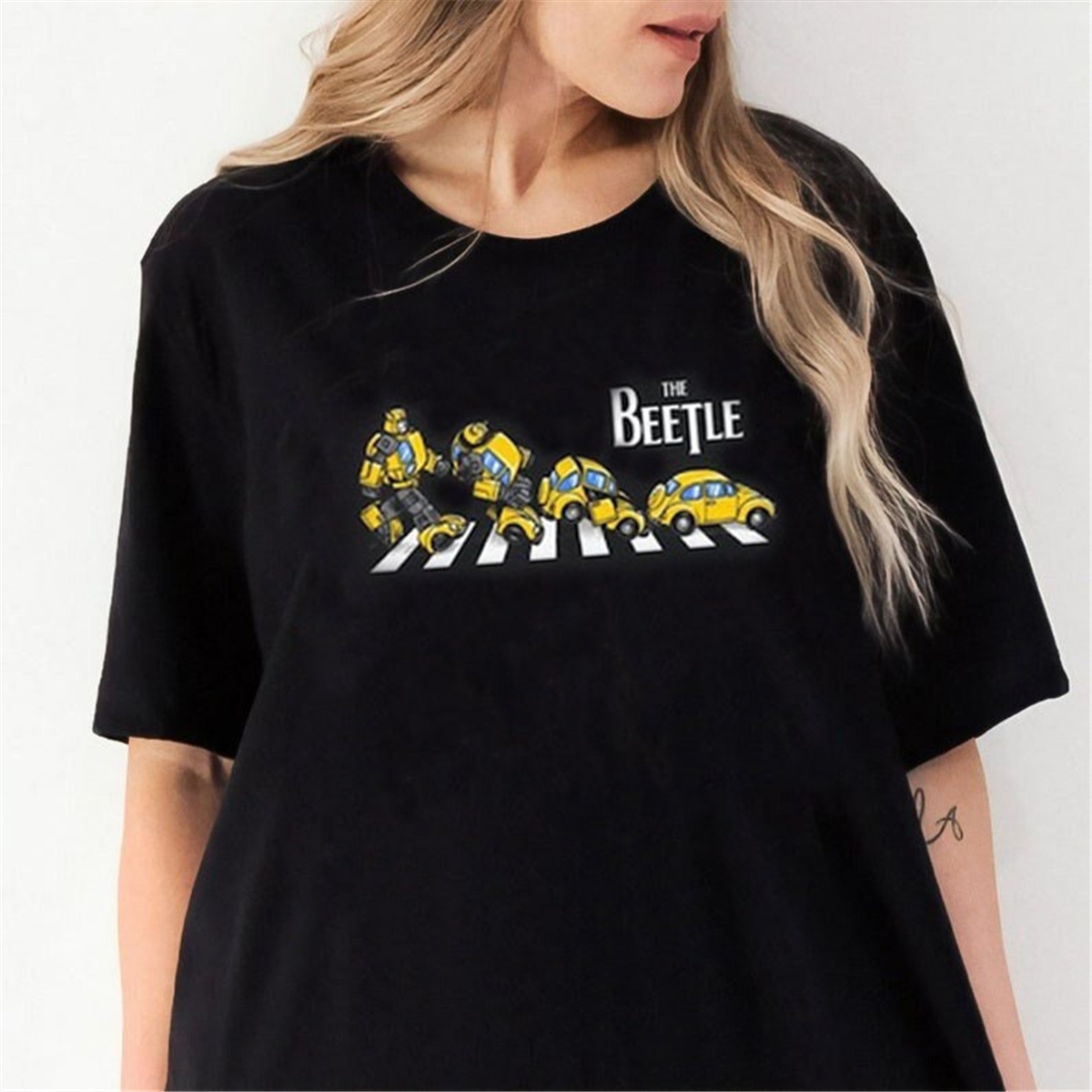 Bumblebee The Beetle Transformers Shirt, The Beatle Abbey Ro - Inspire ...