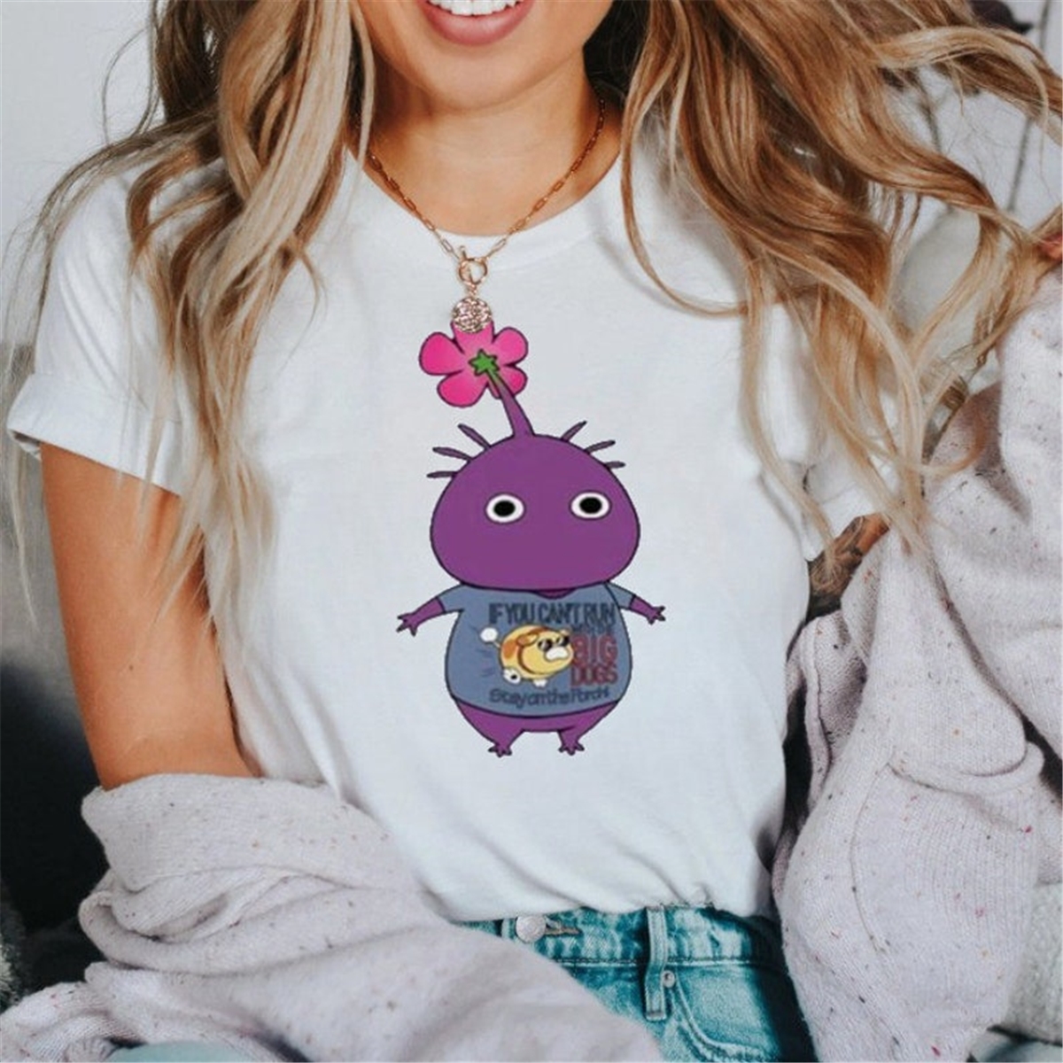 Pikmin Shirt, Pikmin T-Shirt, Just Look At The Flowers Shirt - Inspire ...