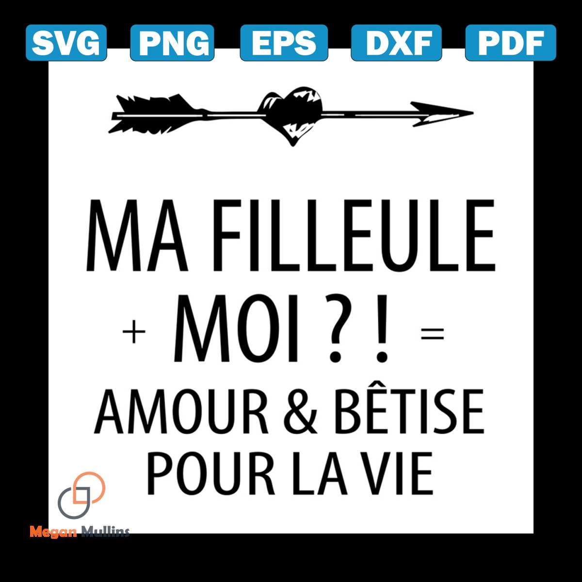 Ma filleule moi svg | Inspire Uplift