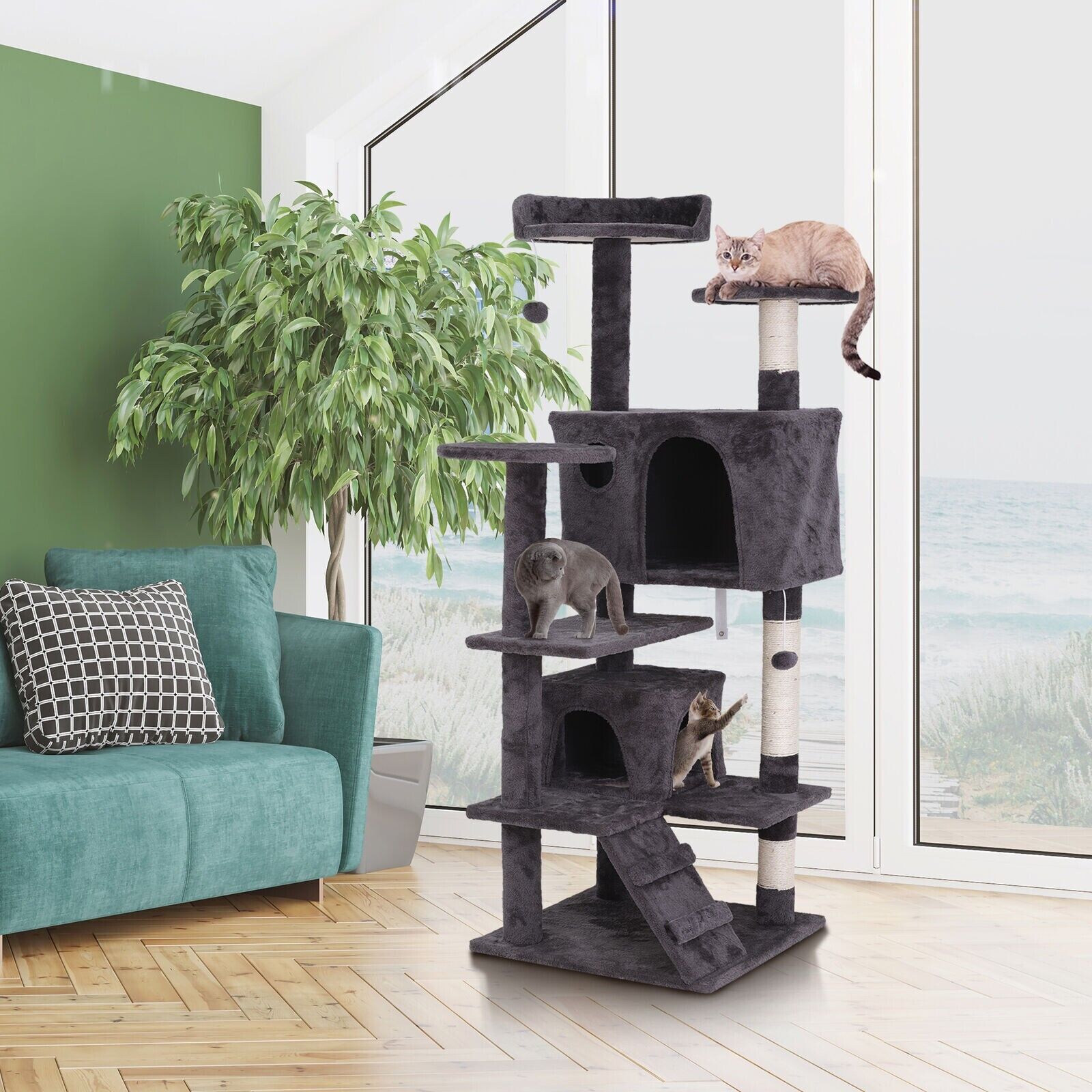 Sturdy Cat Tree Tower Activity Center | Inspire Uplift