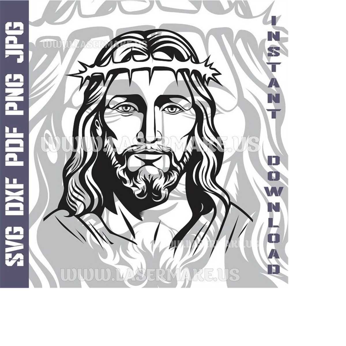 Jesus Christ SVG file | Lord svg | cut file for cricut | pri | Inspire ...