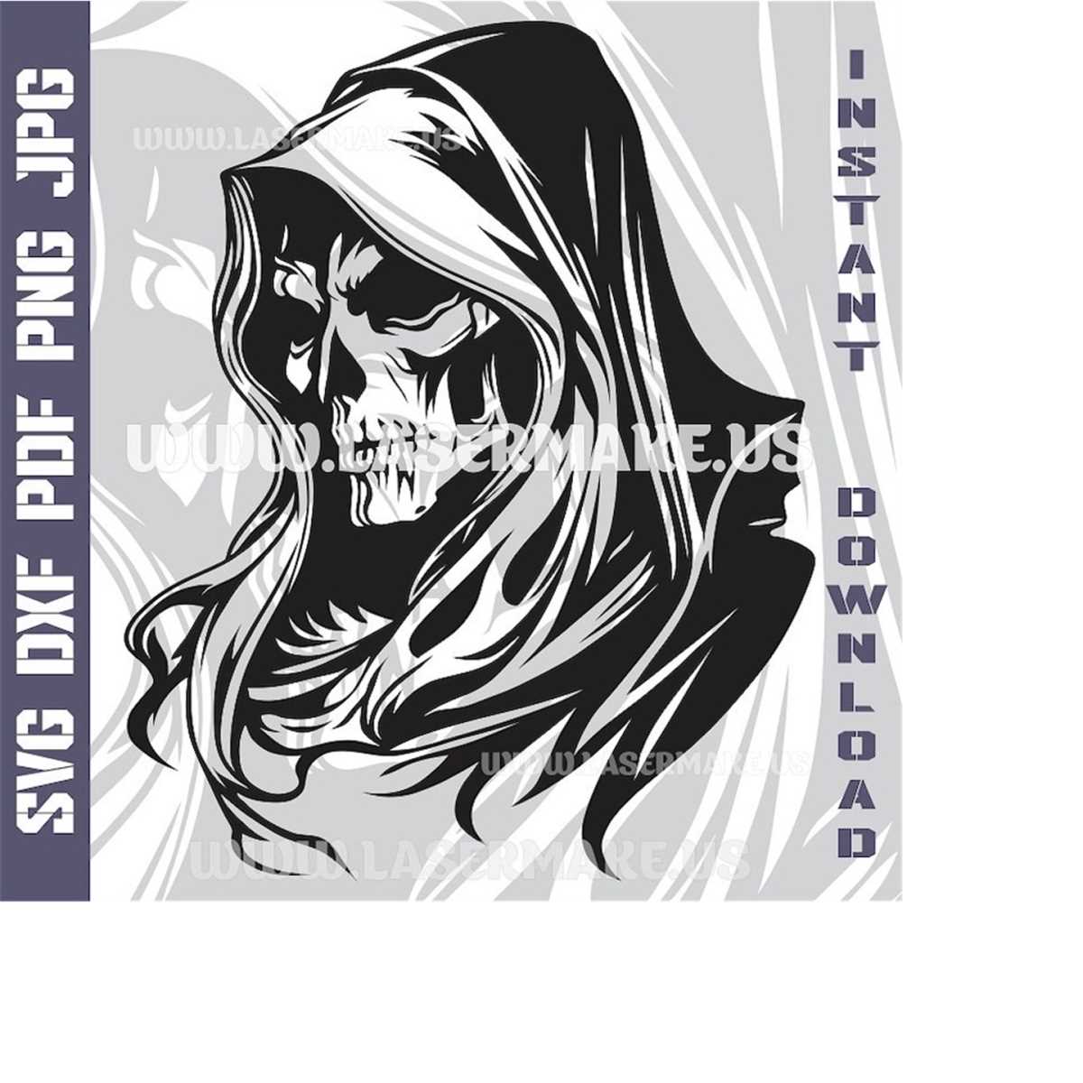 Death grim reaper SVG file | cut file for cricut | printable | Inspire ...