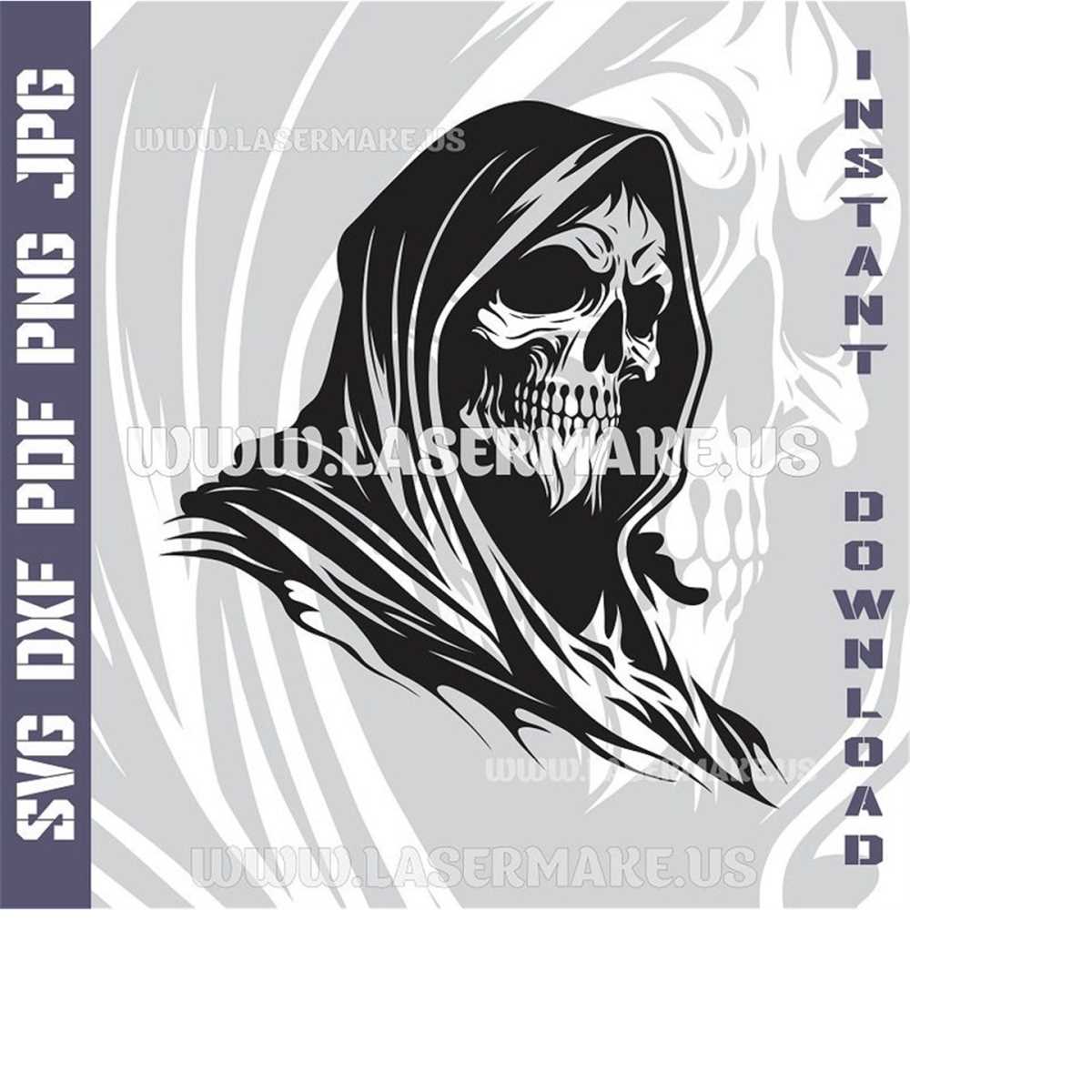 Death grim reaper SVG file | cut file for cricut | printable | Inspire ...