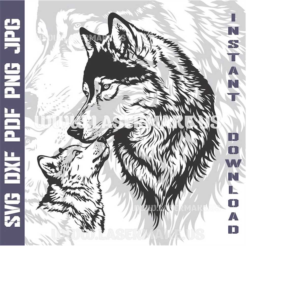Wolves SVG file | cut file for cricut | printable png| SVG d | Inspire ...