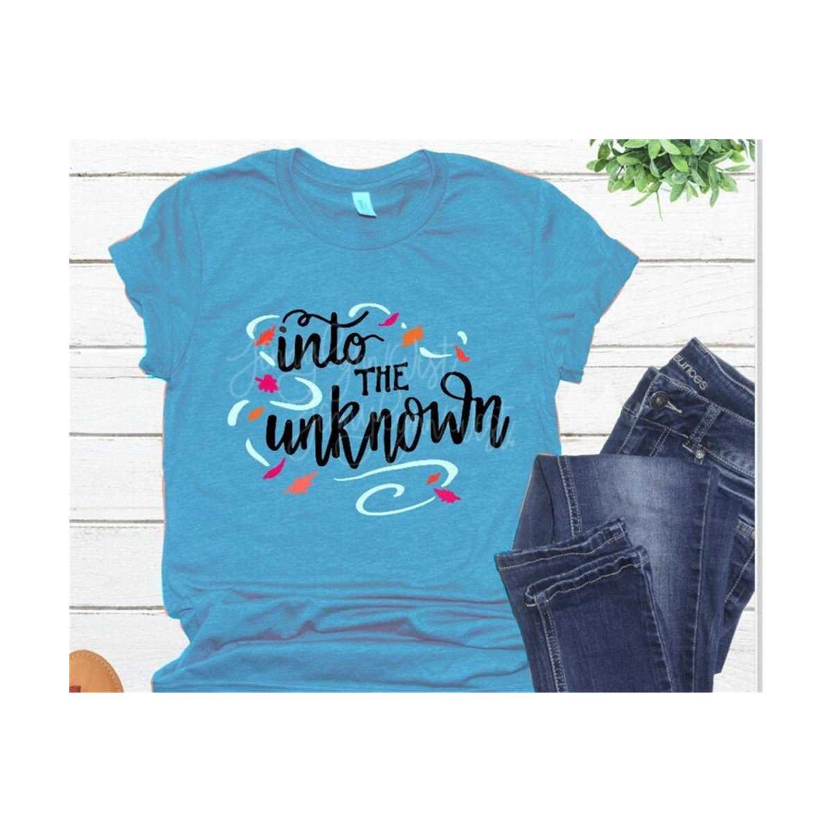Frozen 2 SVG Into the Unknown Frozen Shirt Disneyland Disney | Inspire ...
