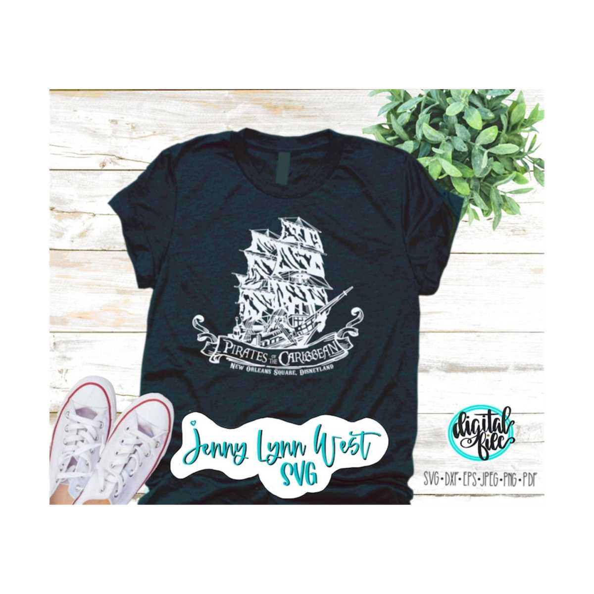 Pirates of Caribbean Black Pearl SVG Disneyland Ride SVG Cu - Inspire ...