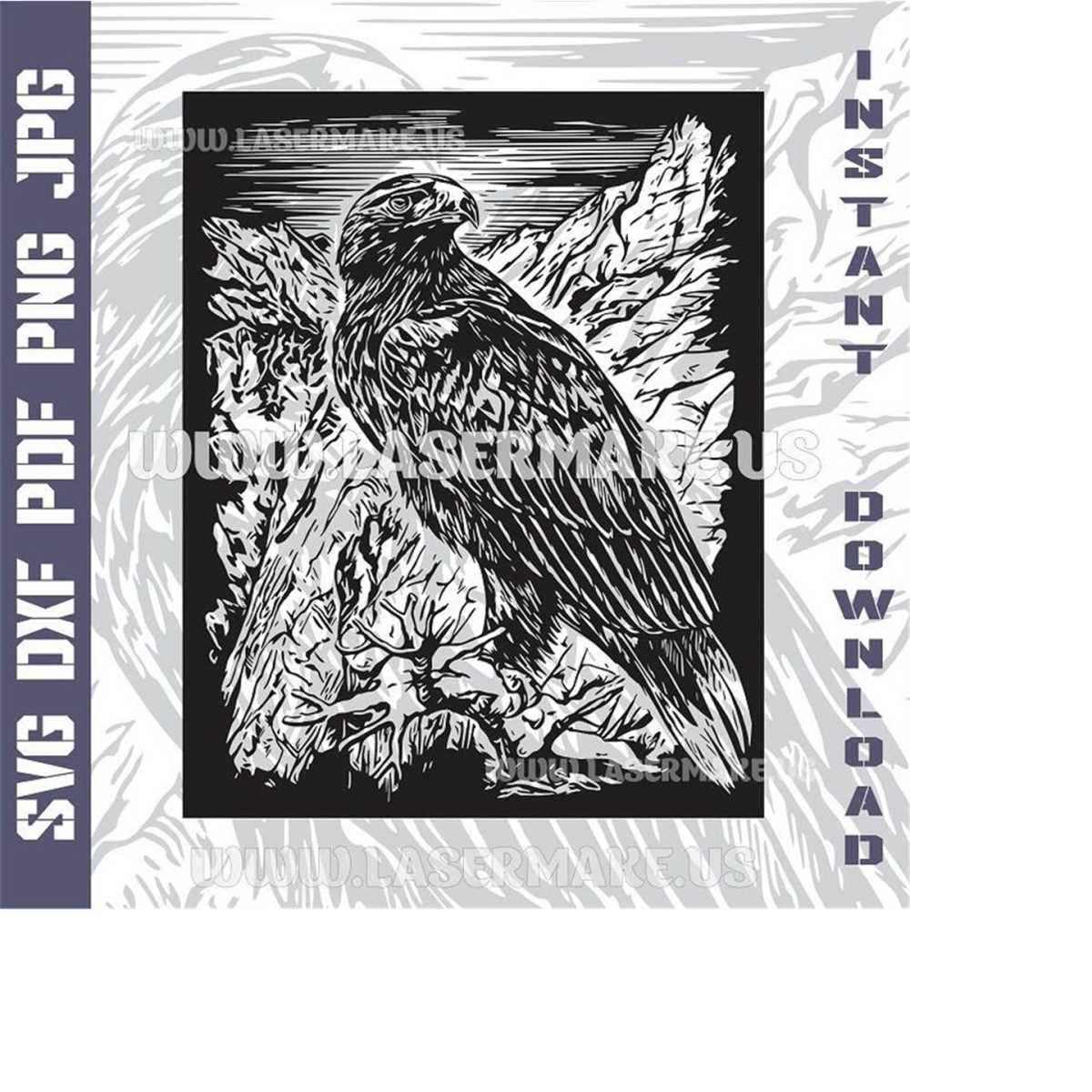 Hawk SVG file | cut file for cricut | printable png| SVG dxf | Inspire ...