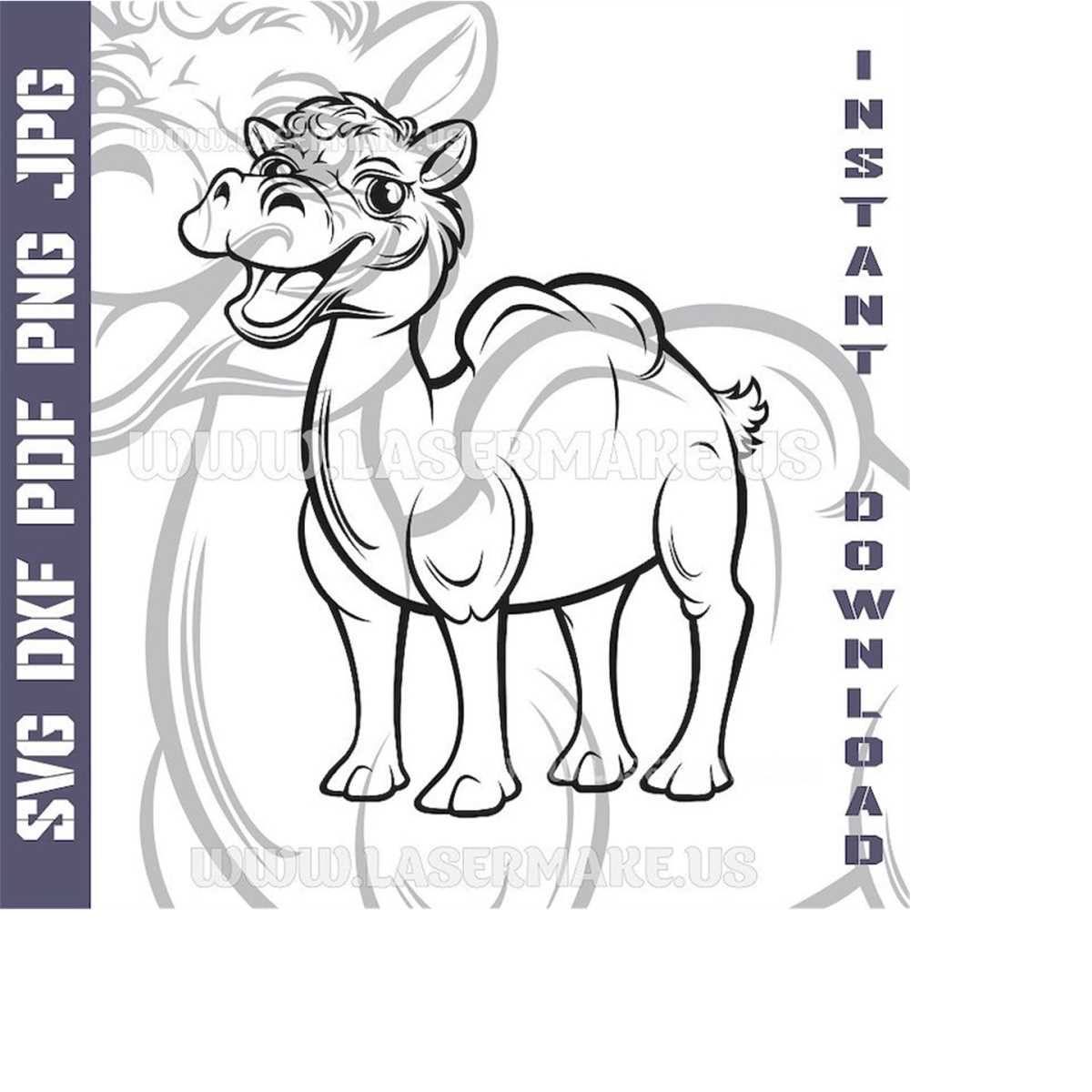 Funny camel SVG file | cut file for cricut | printable png| - Inspire ...