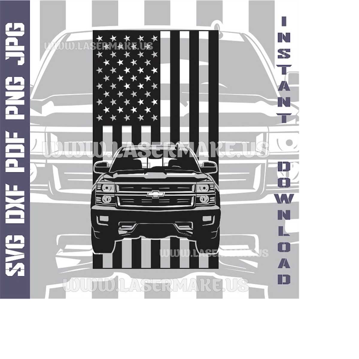 Chevrolet Silverado SVG file | cut file for cricut | printab - Inspire ...