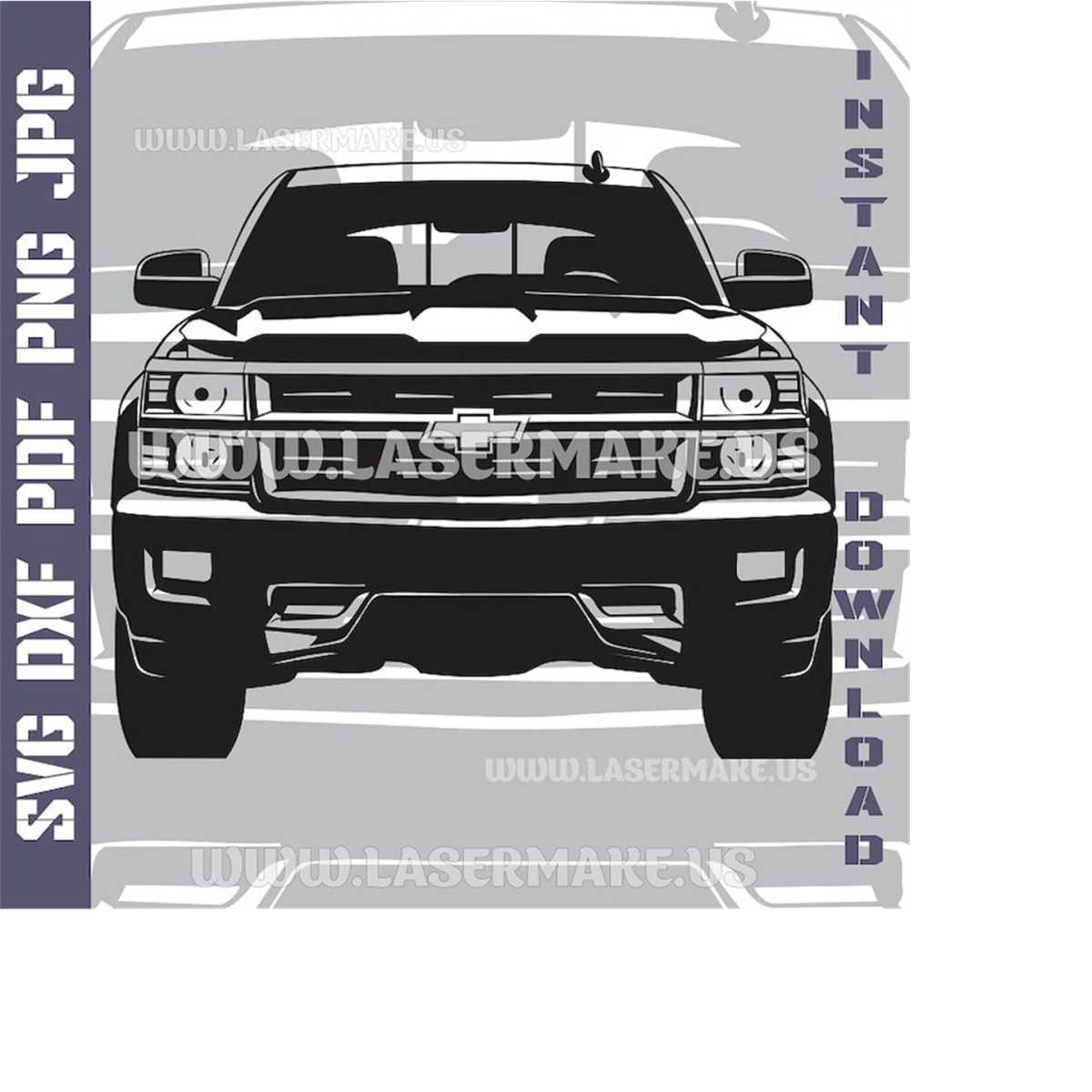 Chevrolet Silverado SVG file | cut file for cricut | printab - Inspire ...