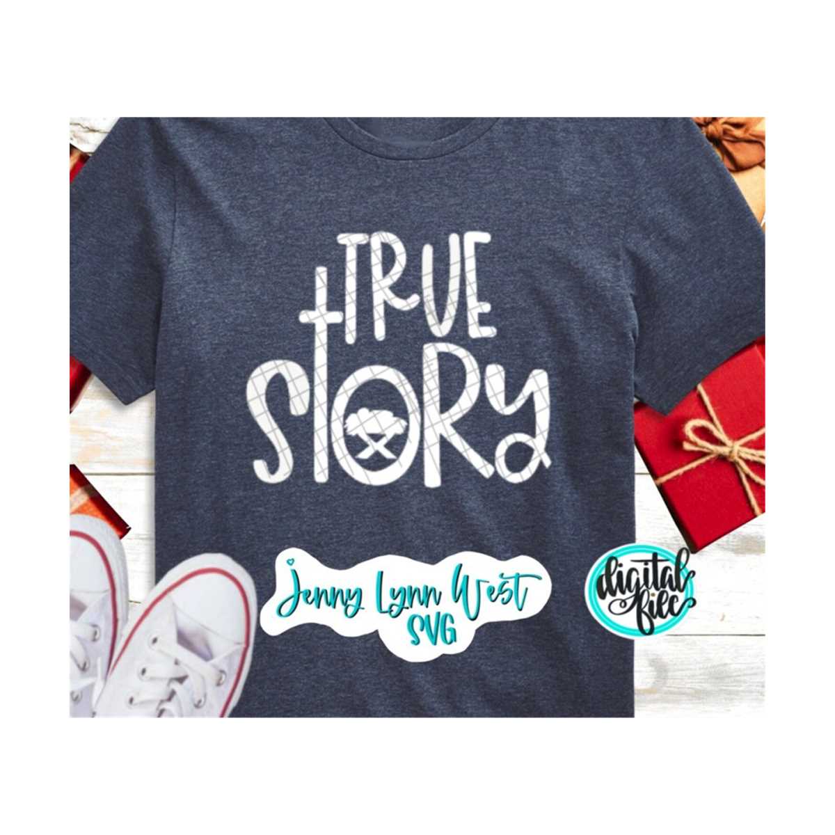 True Story SVG Nativity SVG Jesus is the Reason Merry Christ - Inspire ...