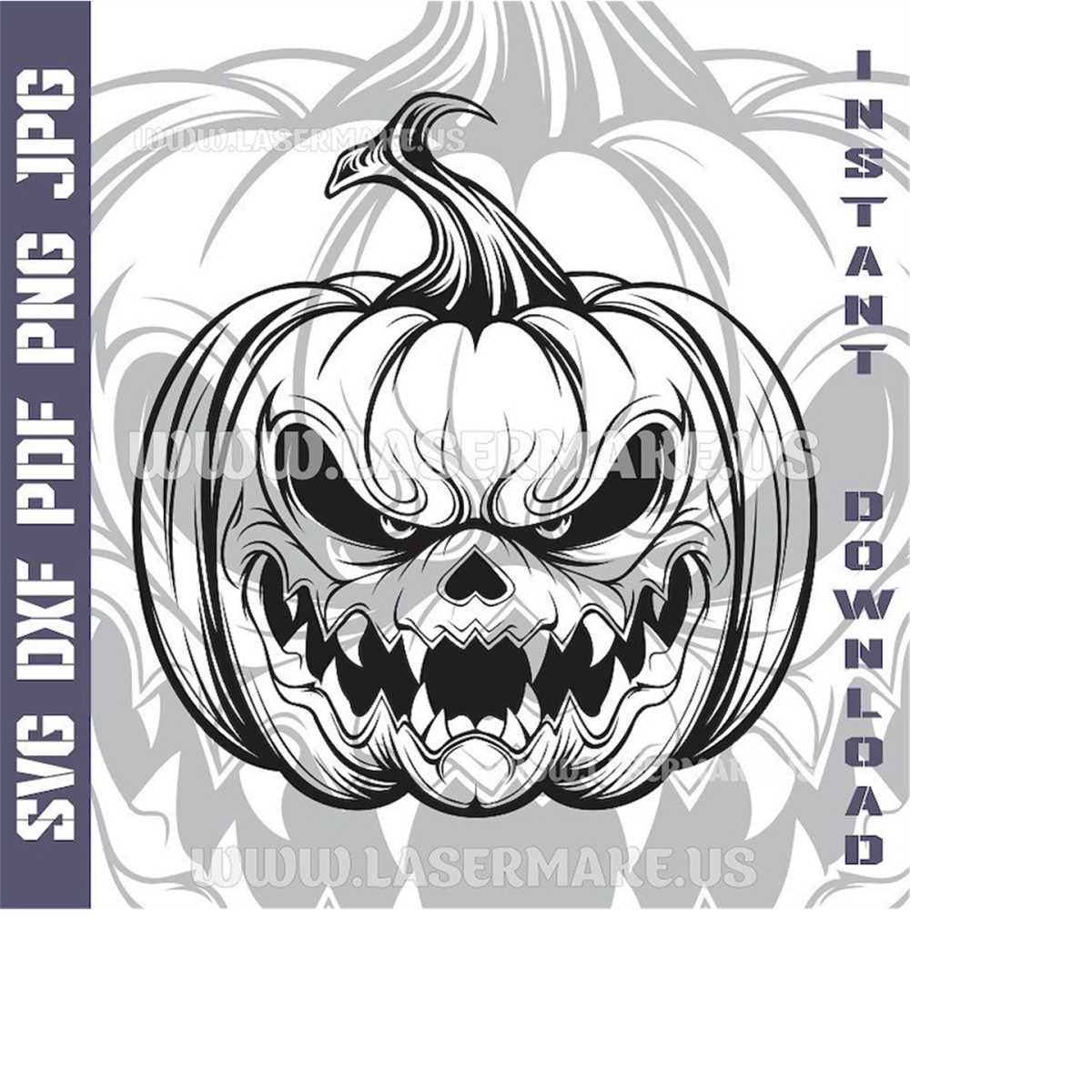 Halloween pumpkin SVG file | cut file for cricut | printable | Inspire ...