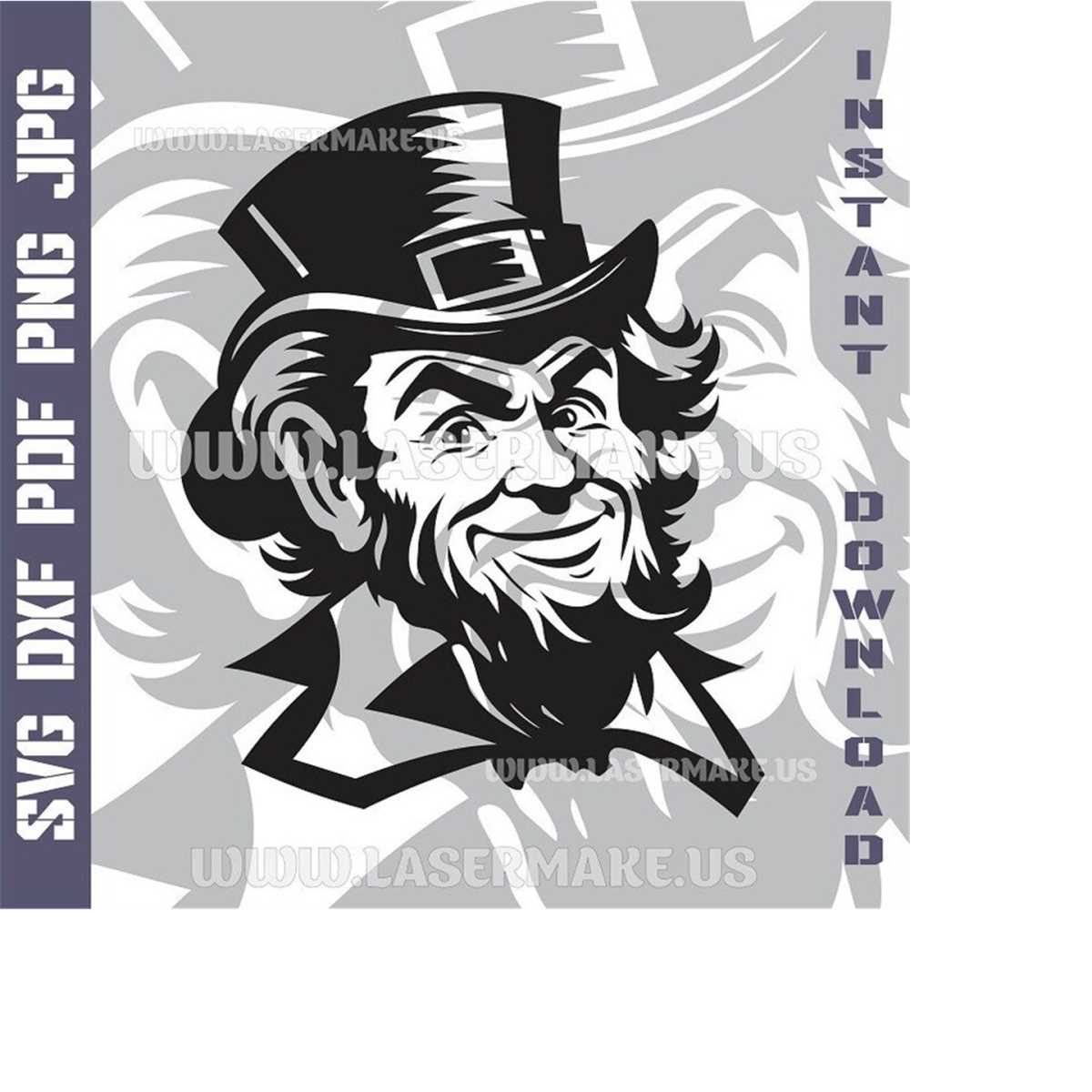 Leprechaun SVG file| cut file for cricut | printable png| SV - Inspire Uplift