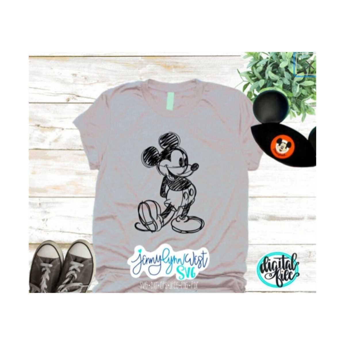 Mickey Mouse Gang Polaroid SVG DisneyWorld PNG Dxf Classic M | Inspire ...