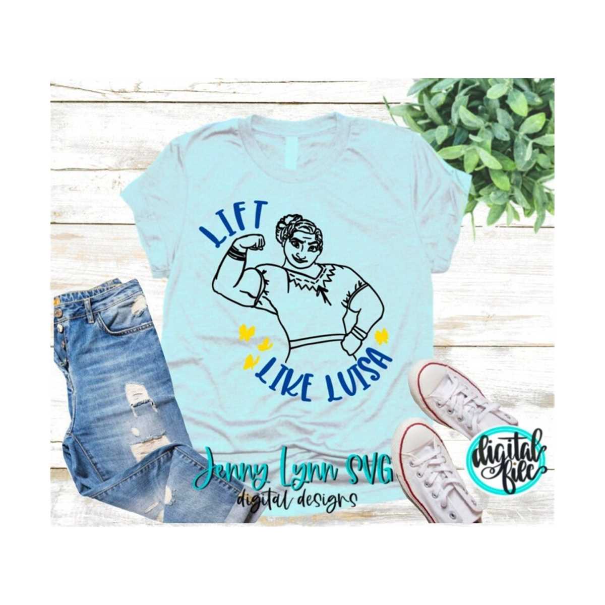 Encanto SVG Lift Like Luisa SVG Shirt Digital Files Cricut L - Inspire ...