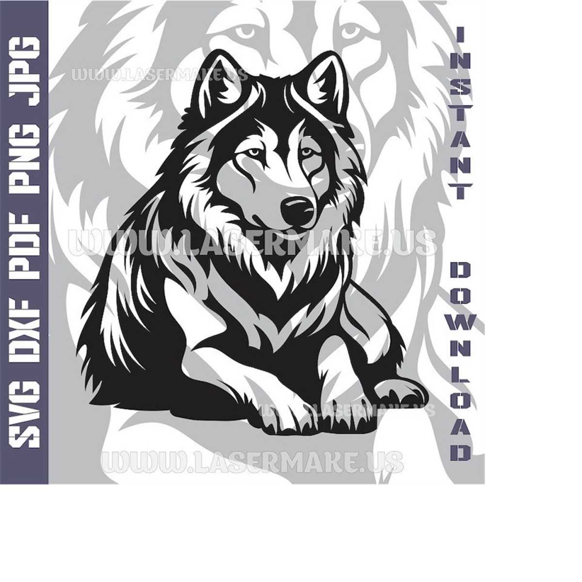 Wolf SVG file | cut file for cricut | printable png| SVG dxf | Inspire ...