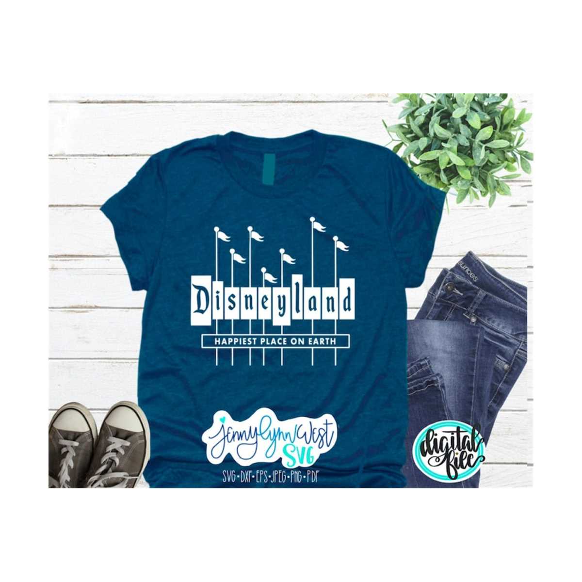 disneyland sign svg - Inspire Uplift