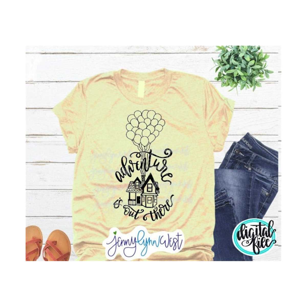 UP SVG Adventure is Out There Up House Design Cut File Iron - Inspire ...