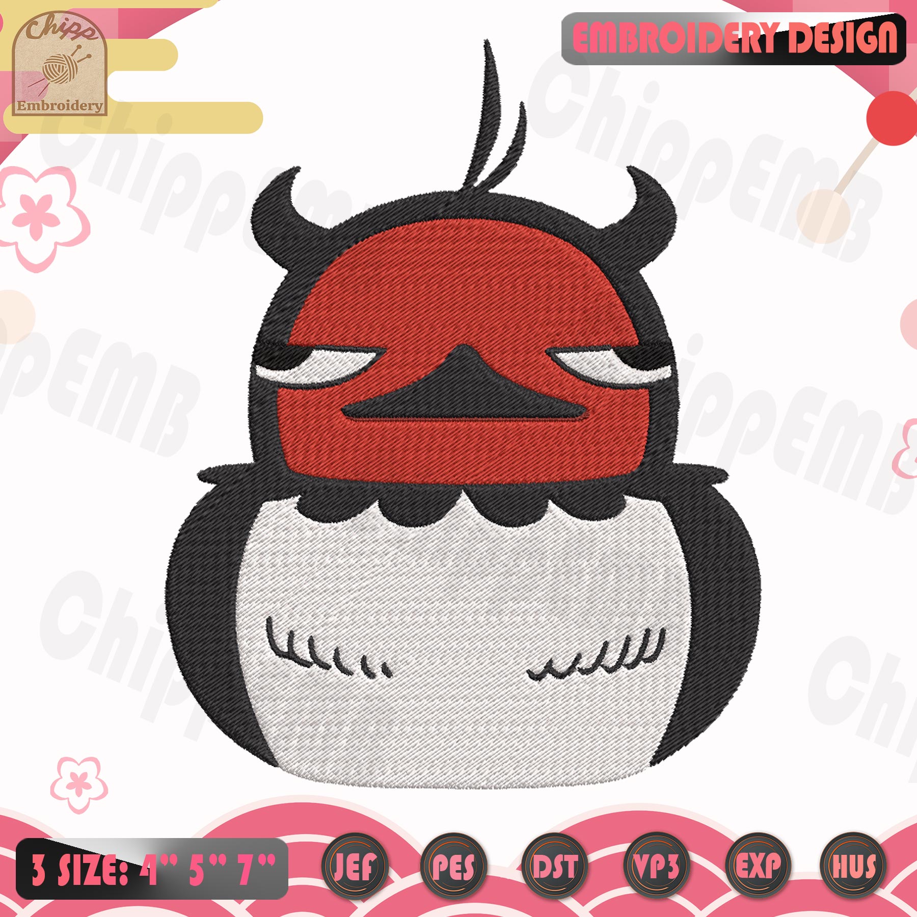 Anime Embroidery Design, Machine Embroidery Designs, Anime E - Inspire ...