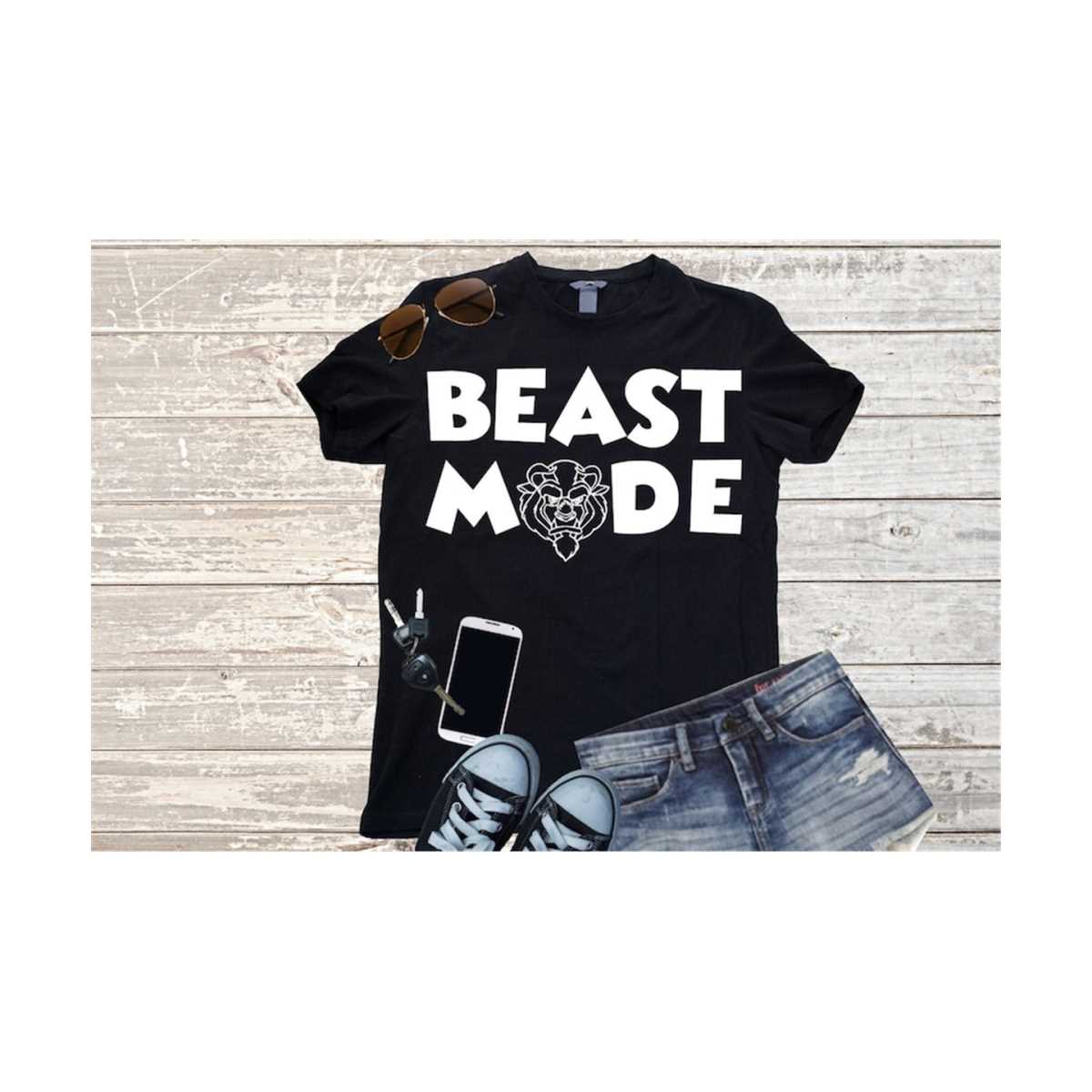 Beast Mode SVG Beauty and Beast SVG Digital File Silhouette - Inspire ...