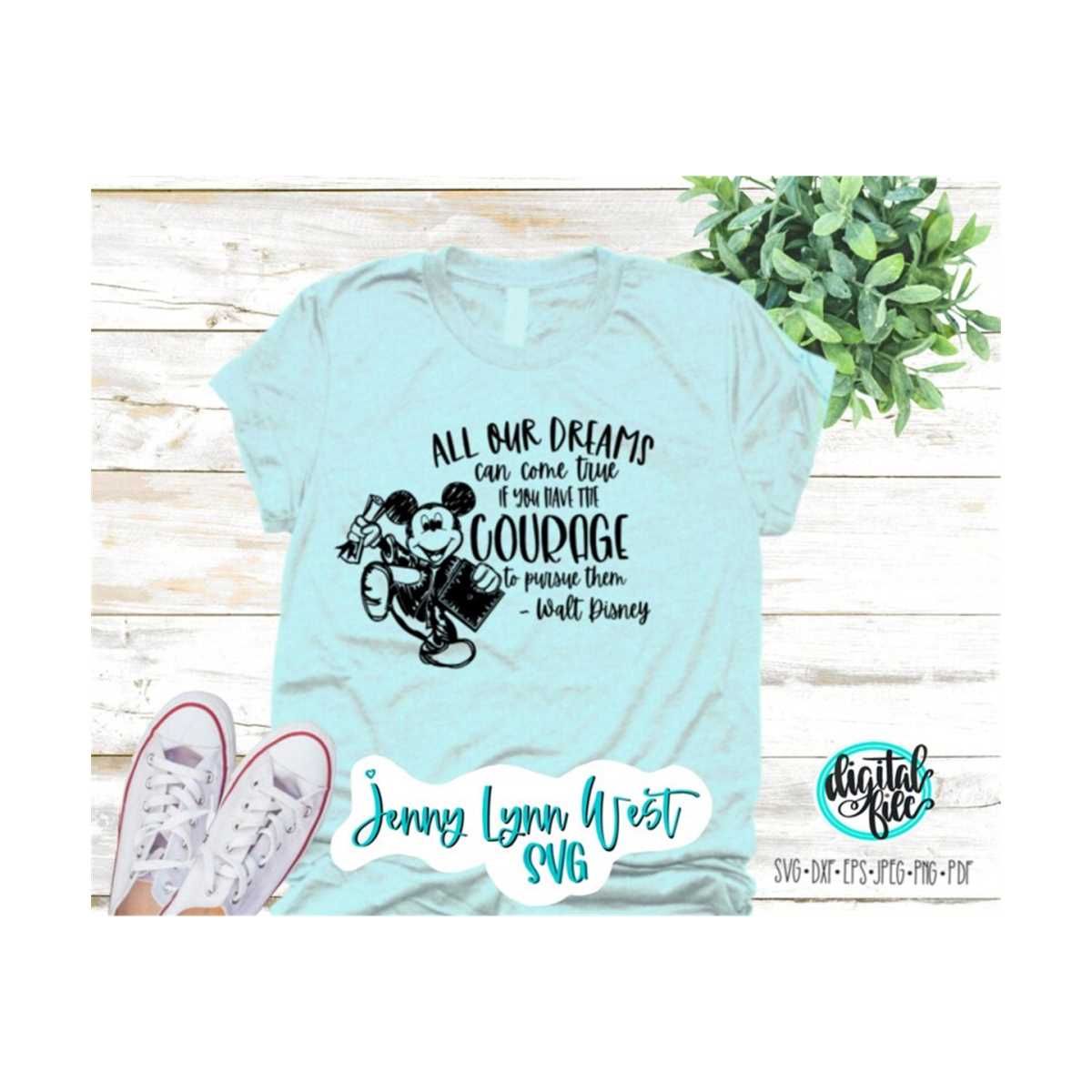 Mickey Mouse Graduation SVG PNG Dxf Mickey Sketched Graduati - Inspire ...