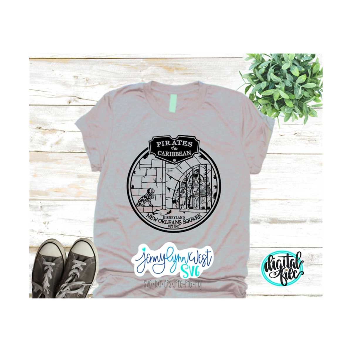 Pirates of Caribbean Ride SVG Silhouette Cricut Cut file Pir - Inspire ...