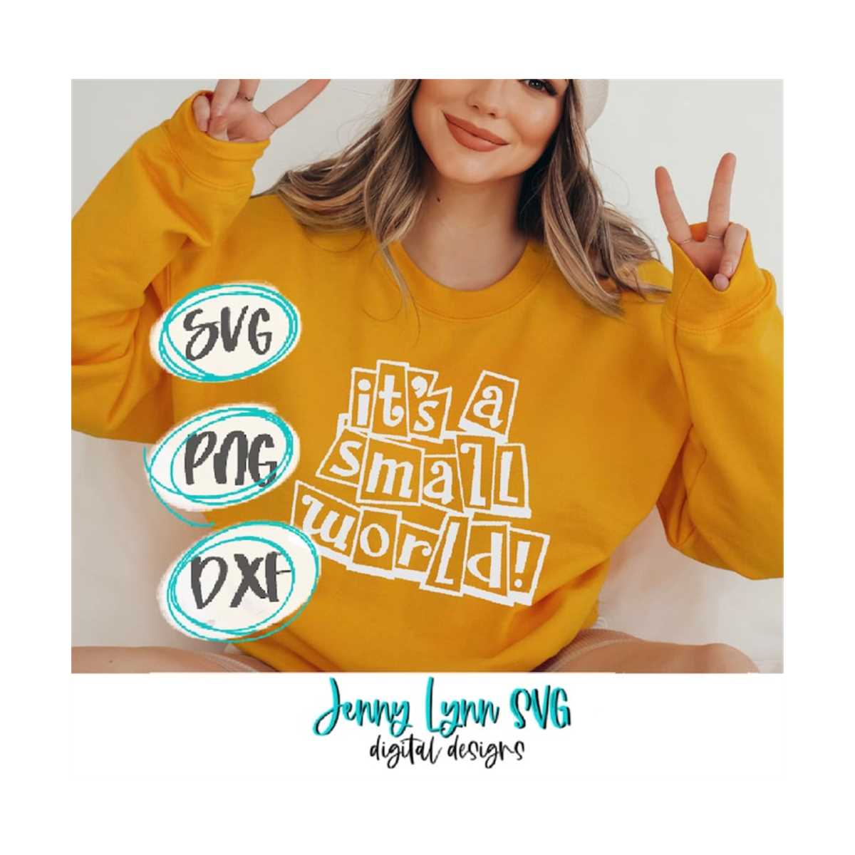 Small World SVG Small World Disneyland Sign SVG Silhouette - Inspire Uplift